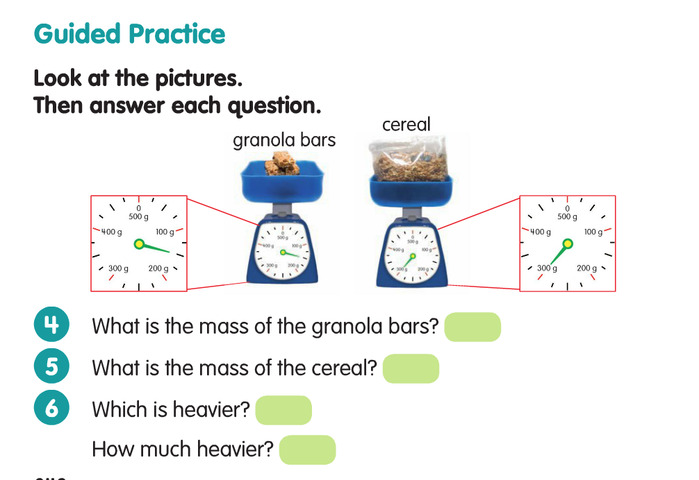 Comparing Mass in Grams - Allura Pfiester | Library | Formative