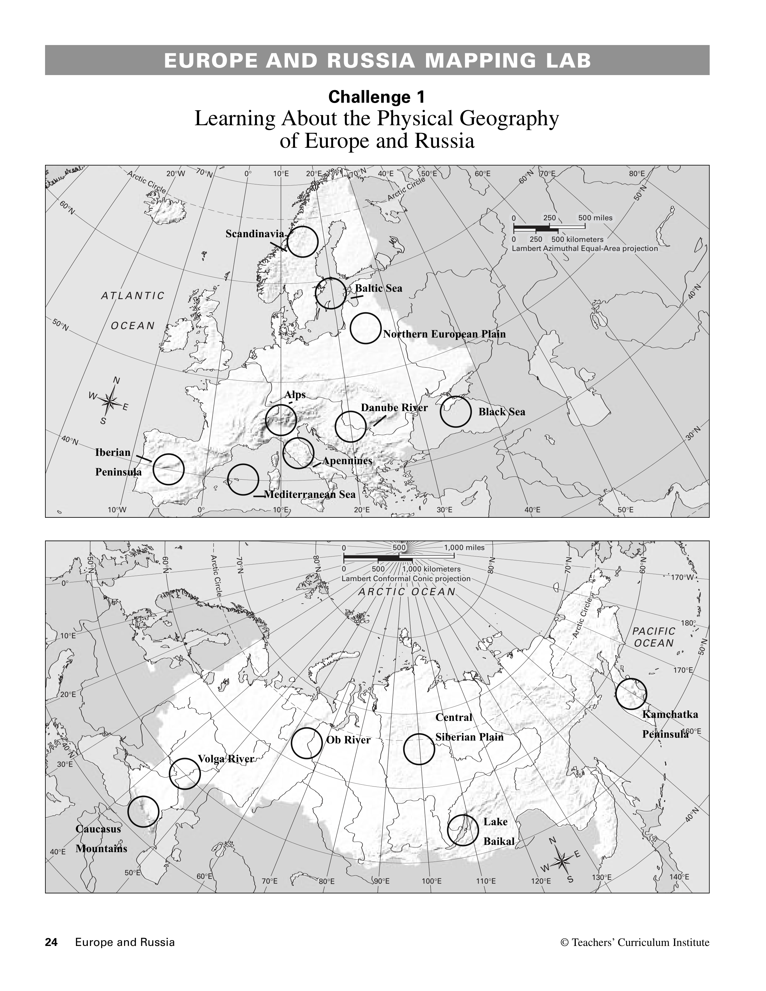 Mapping Challenge #1 - Europe and Russia - Brett Butler | Library ...