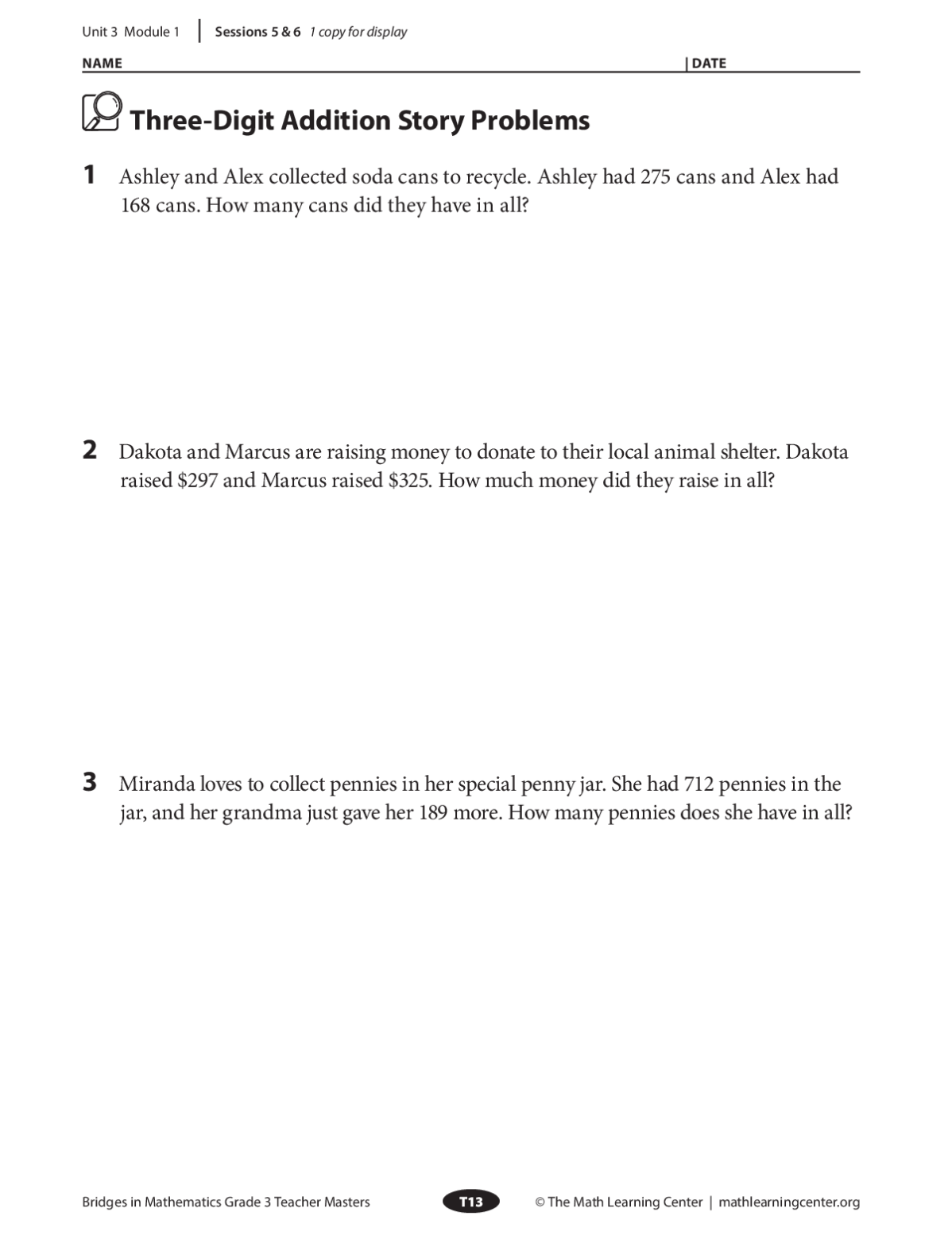 Three Digit Addition Story Problems Rebecca Monroe Library Formative three-digit-addition-story-problems-rebecca-monroe-library-formative