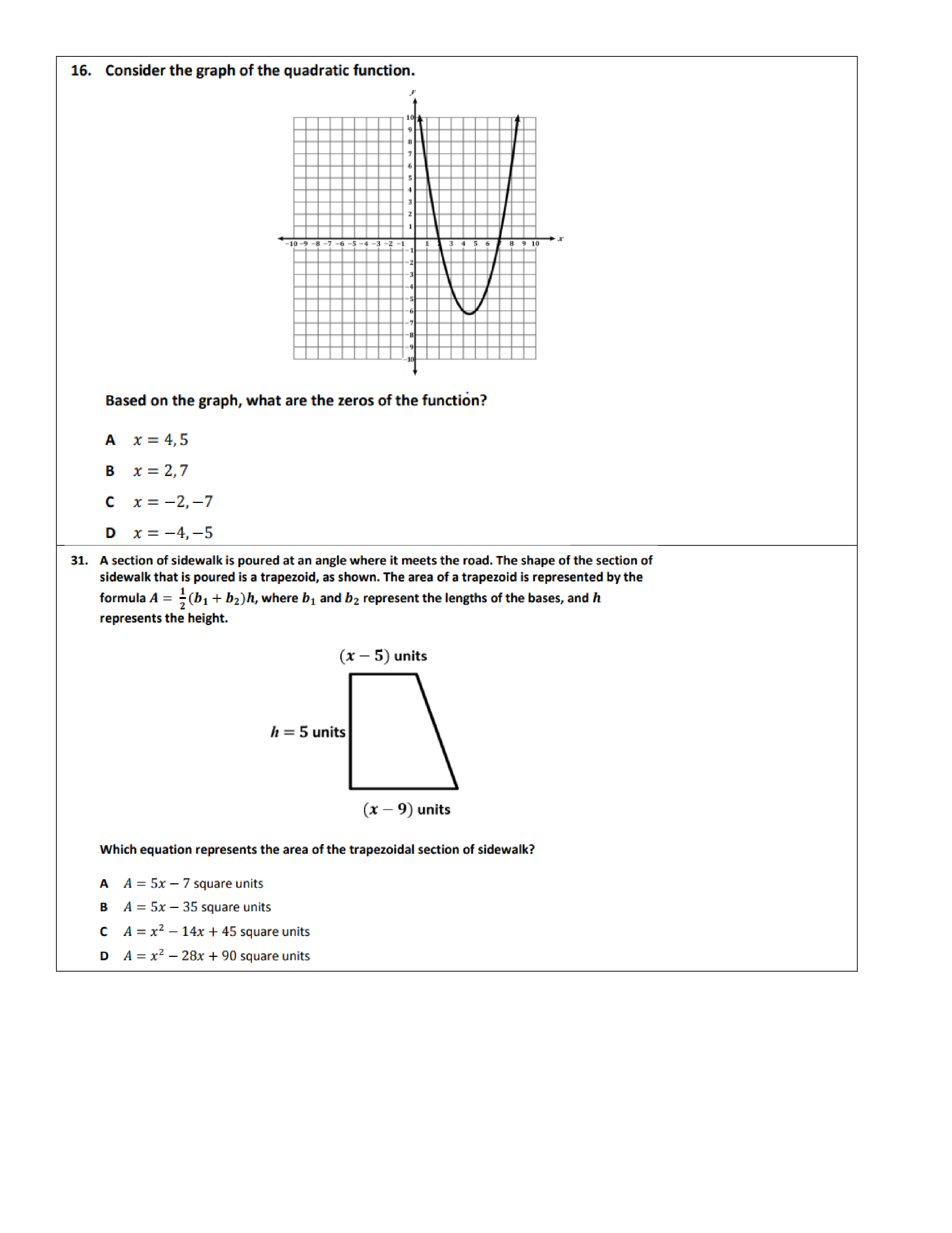 Benchmark Practice Test - Kennesia Martin | Library | Formative