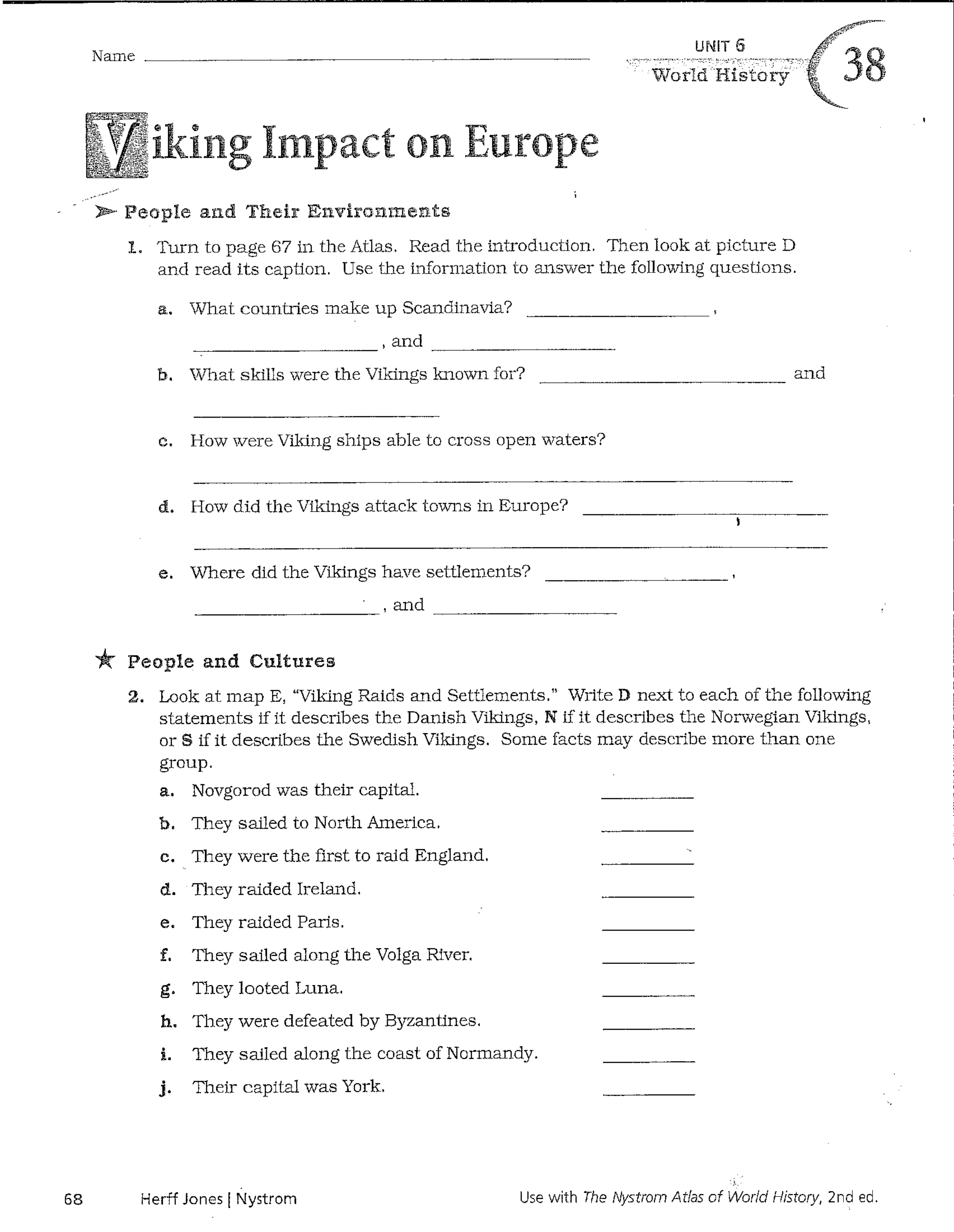 WHA38 Viking Impact on Europe - Scott Shoup | Library | Formative