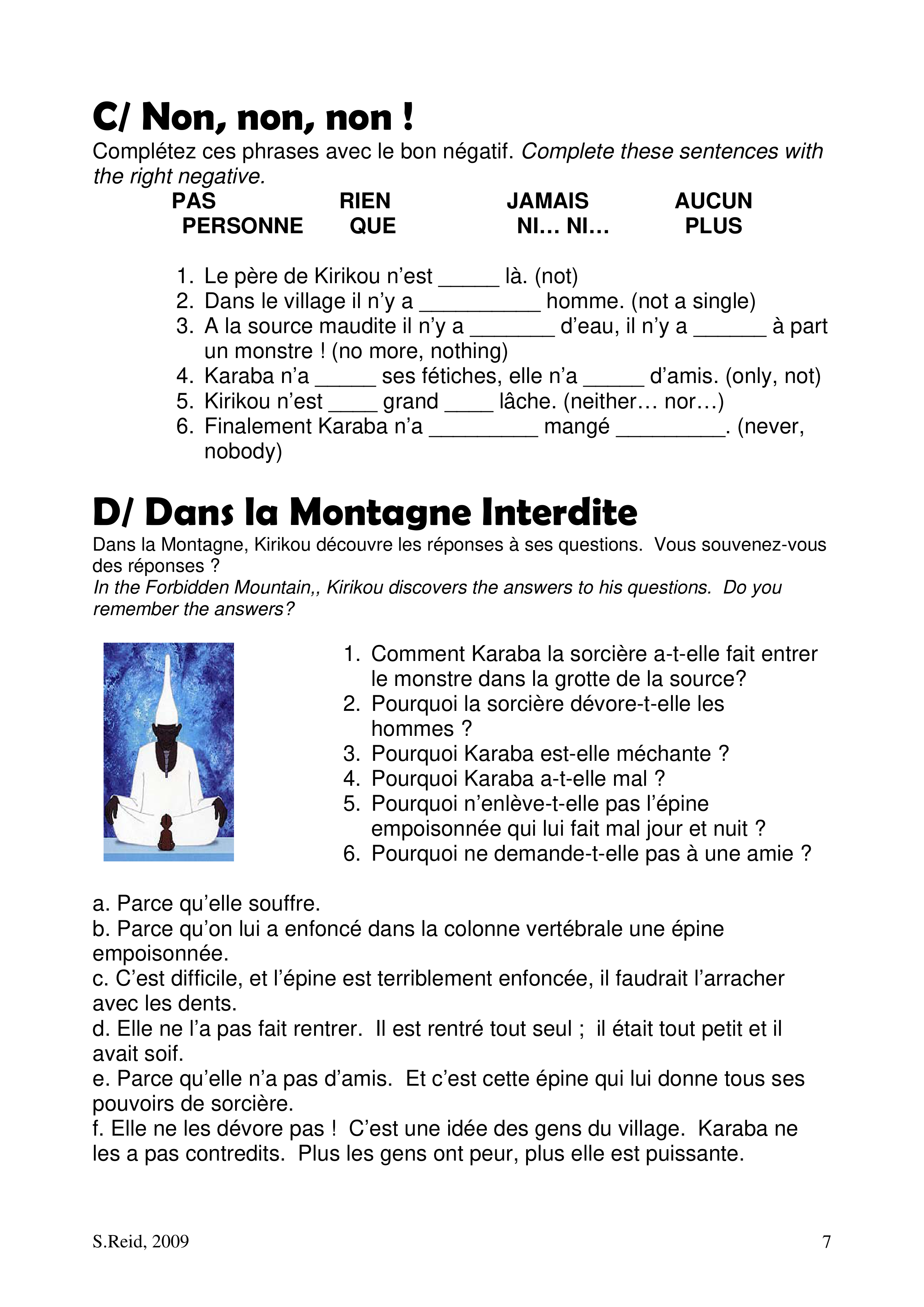 Kirikou et des contes - Anne Mueller | Library | Formative