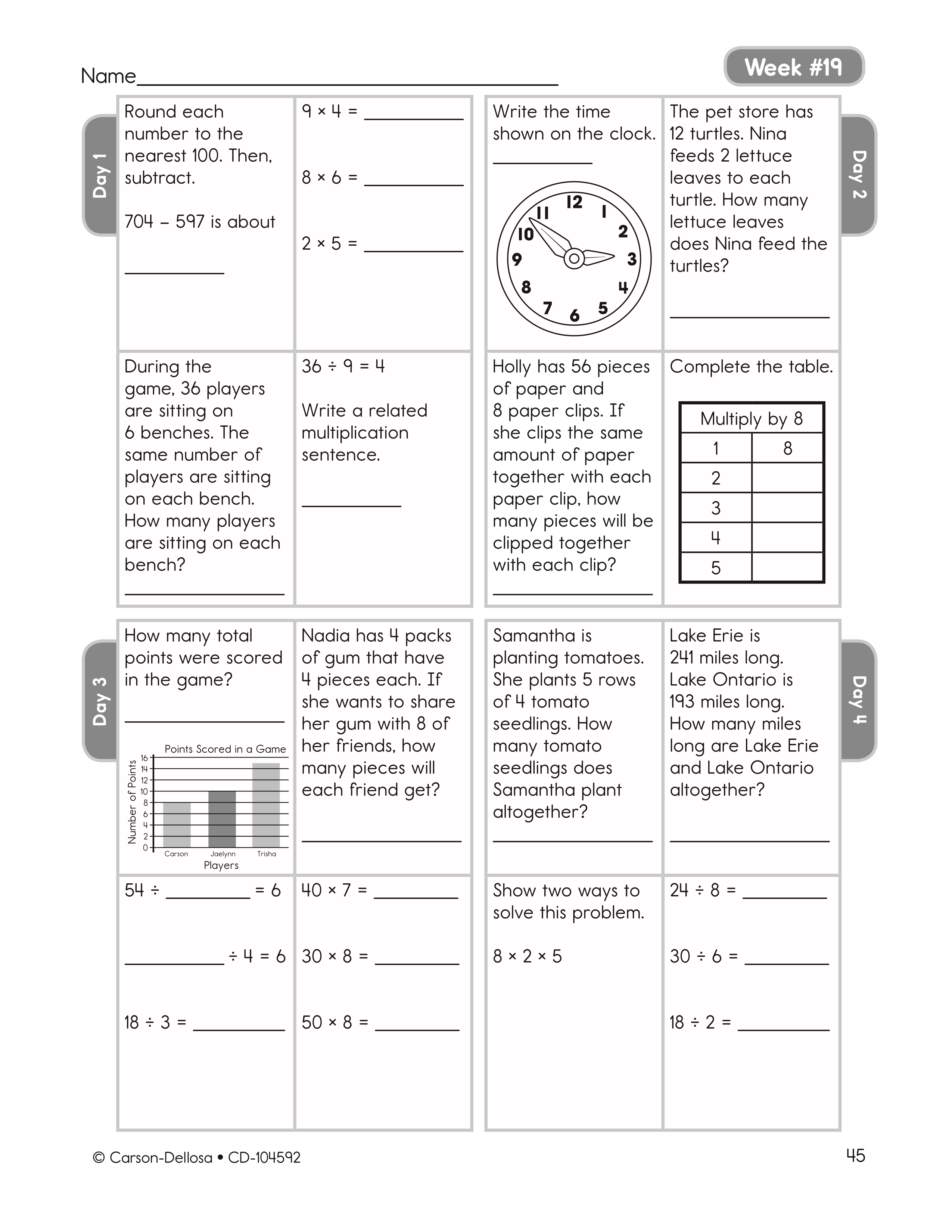 Week 19 Math Homework - Stephanie Mobley | Library | Formative