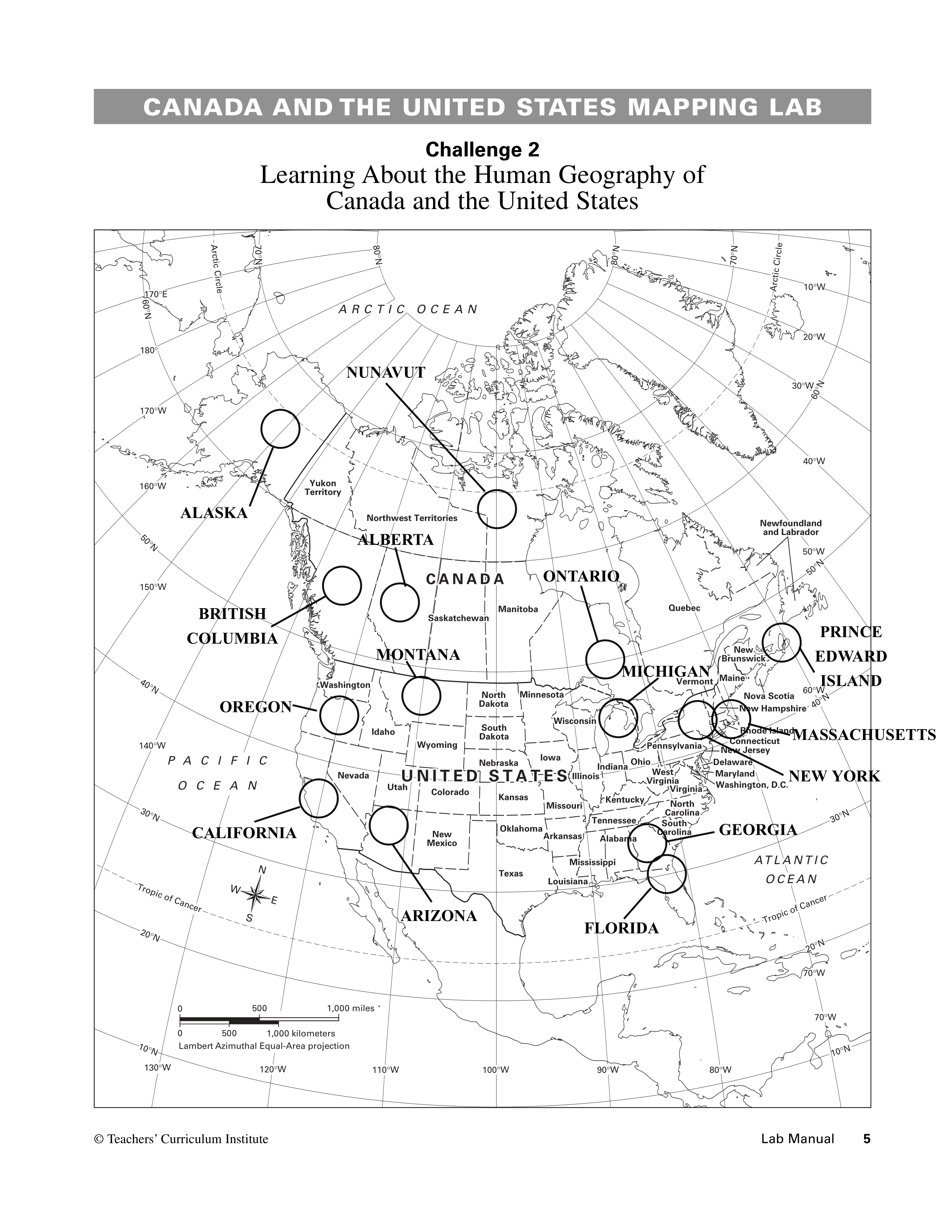 United States and Canada Mapping Challenge 2 - Brett Butler | Library ...