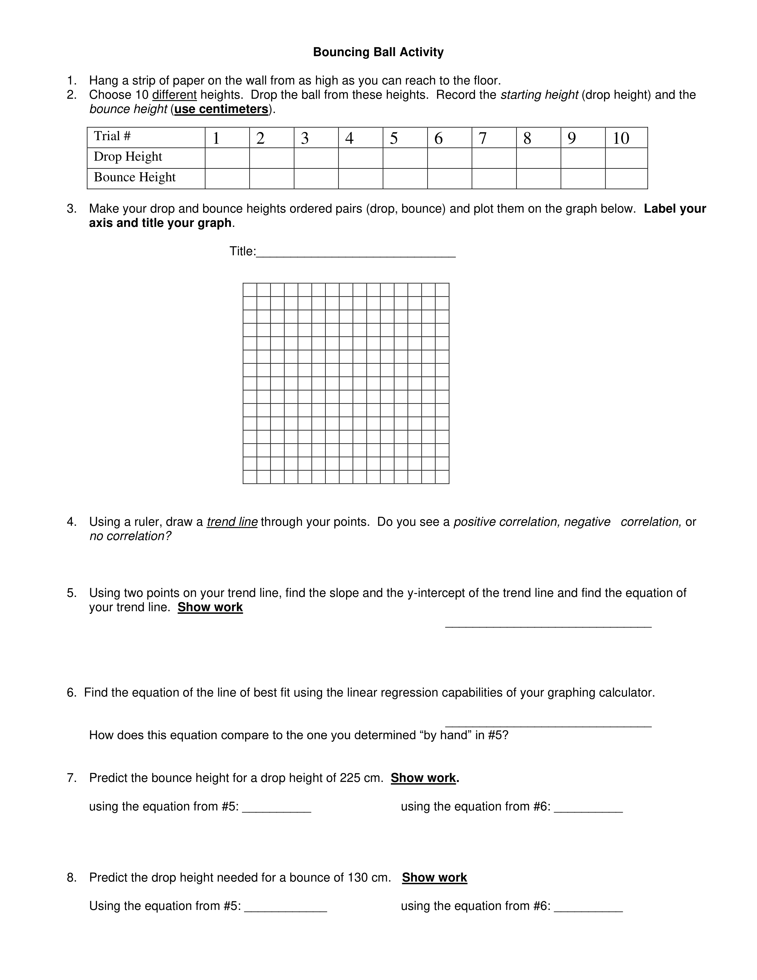 Bounce Ball Activity - Hughes, Patricia |Library |Formative