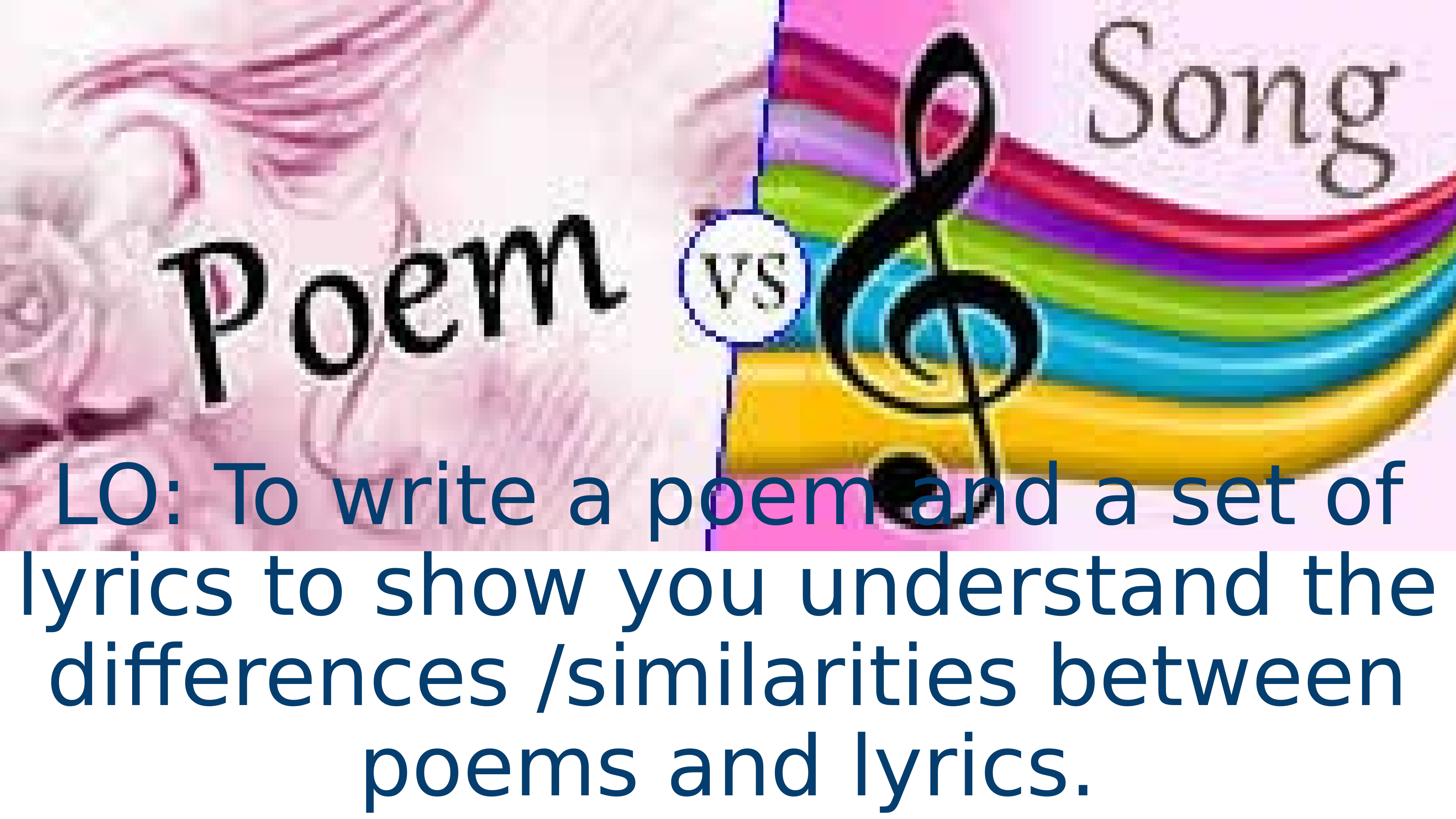 Poetry and Songs - Sean Clyde | Library | Formative