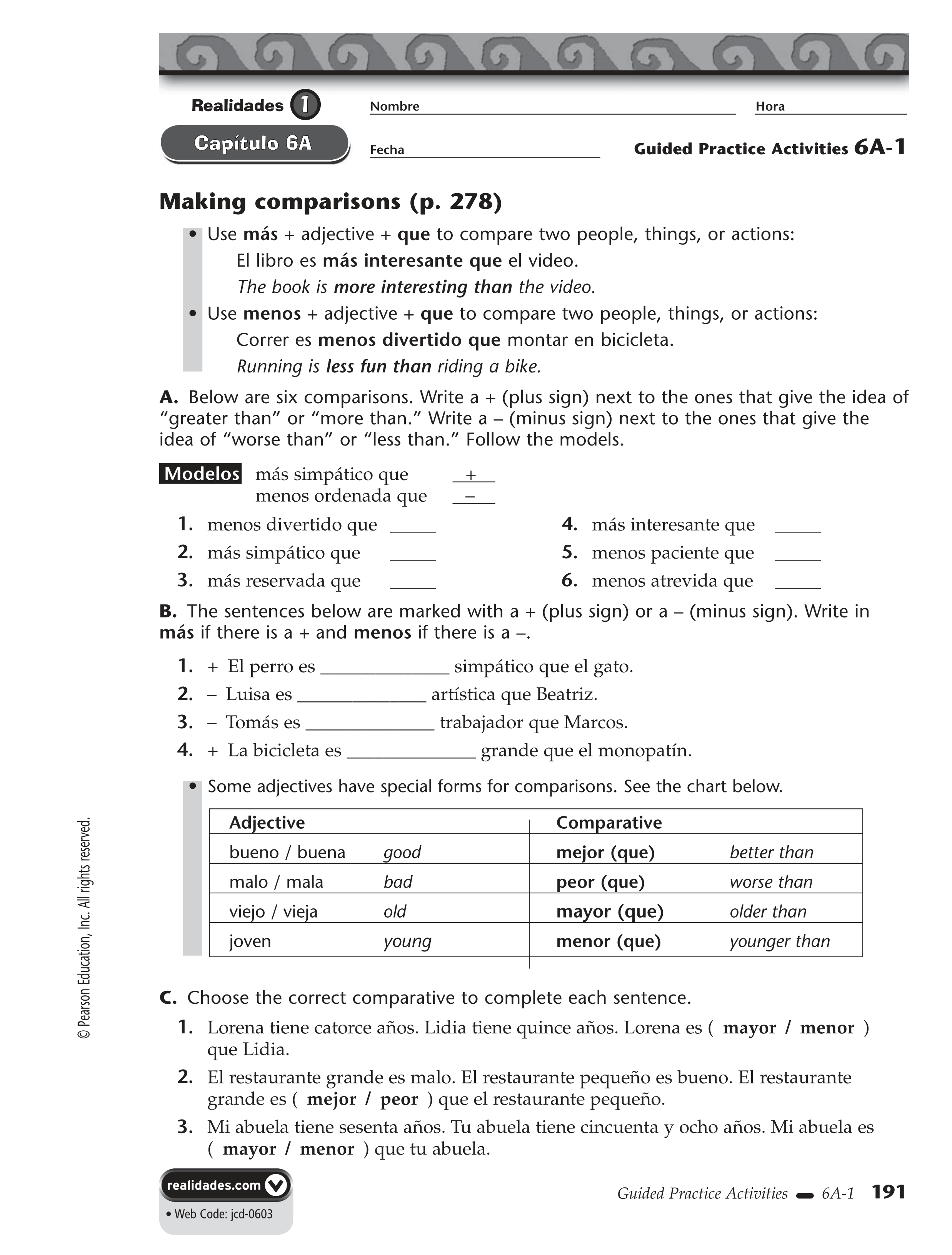 REAL 1 6A Guided Practice Comparisons Joy Wong Library Formative