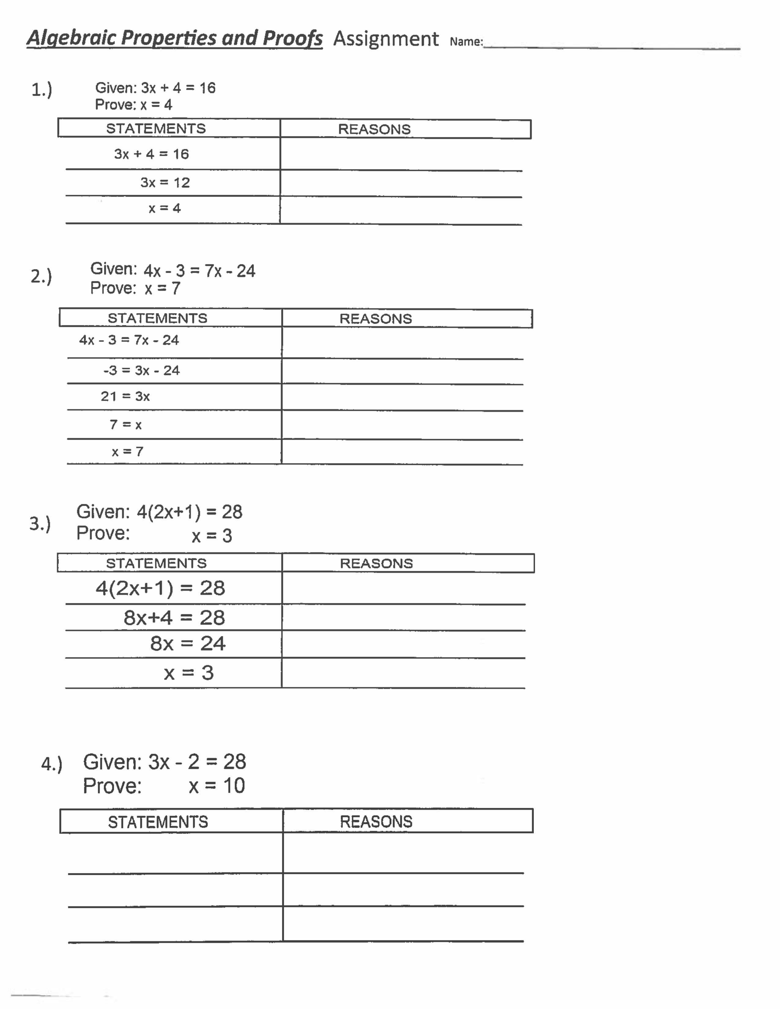 9/23 algebraic proofs - Larry Mooney | Library | Formative
