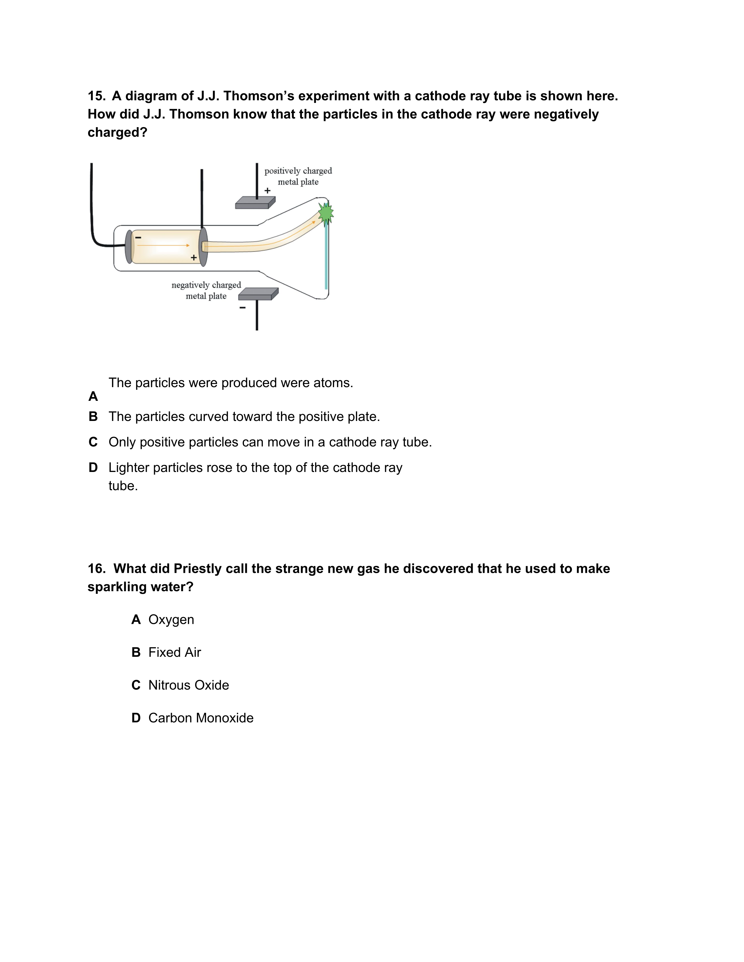Atomic Theory Test 2020 - Alicia Barrett | Library | Formative