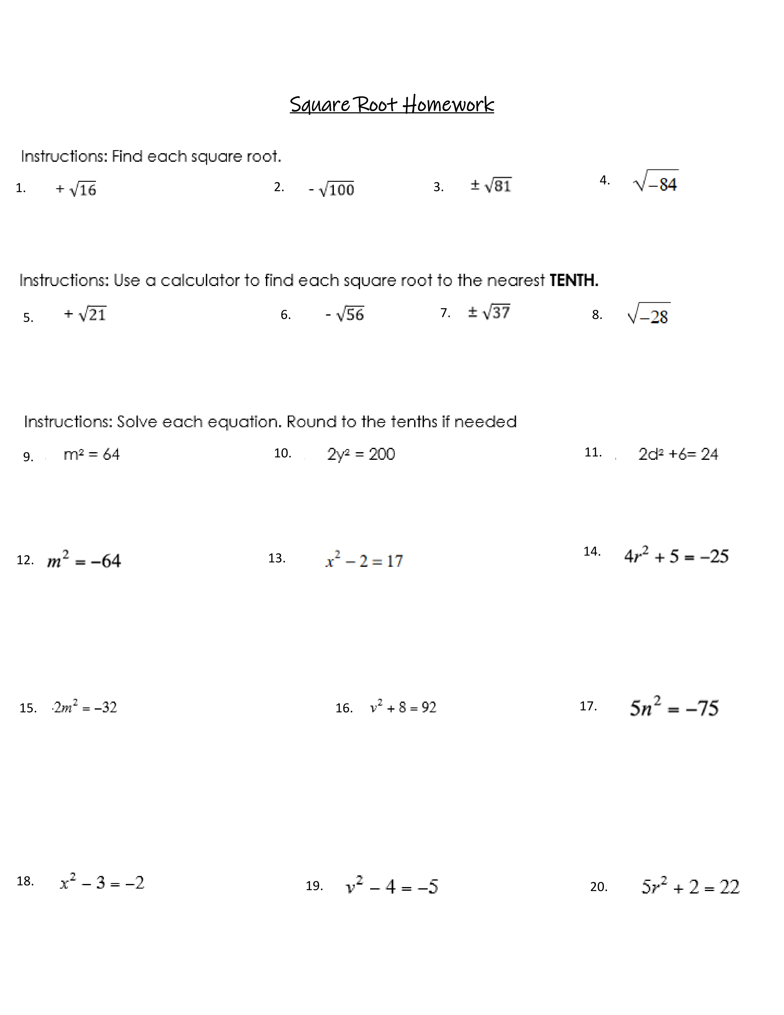 09 30 22 CW Equations W Square And Cube Roots Jason Bacak 09 30 22 CW Equations W Square And Cube Roots Jason Bacak