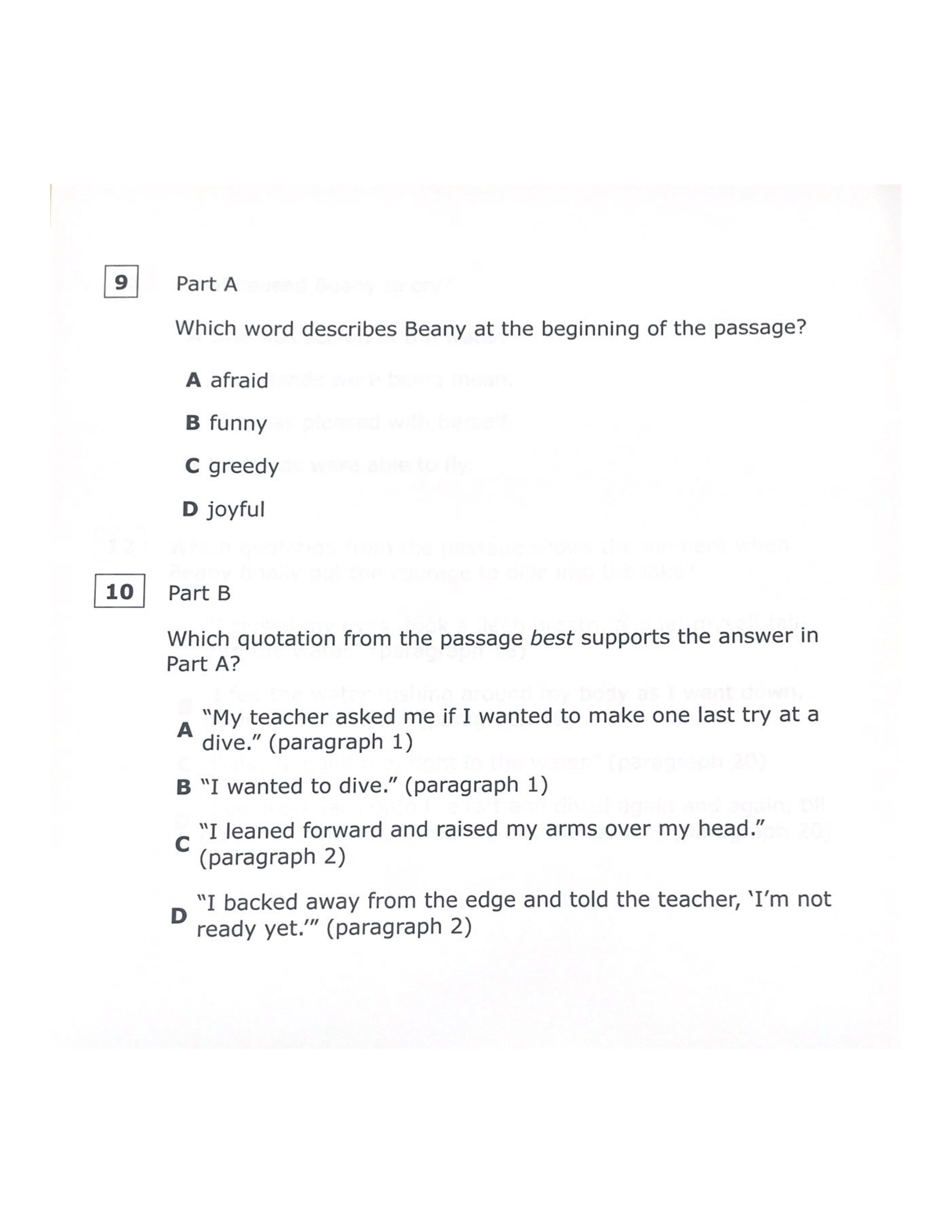 RL.3.1 and RL.3.3 Summative Grade - Hailey Bankston | Library | Formative