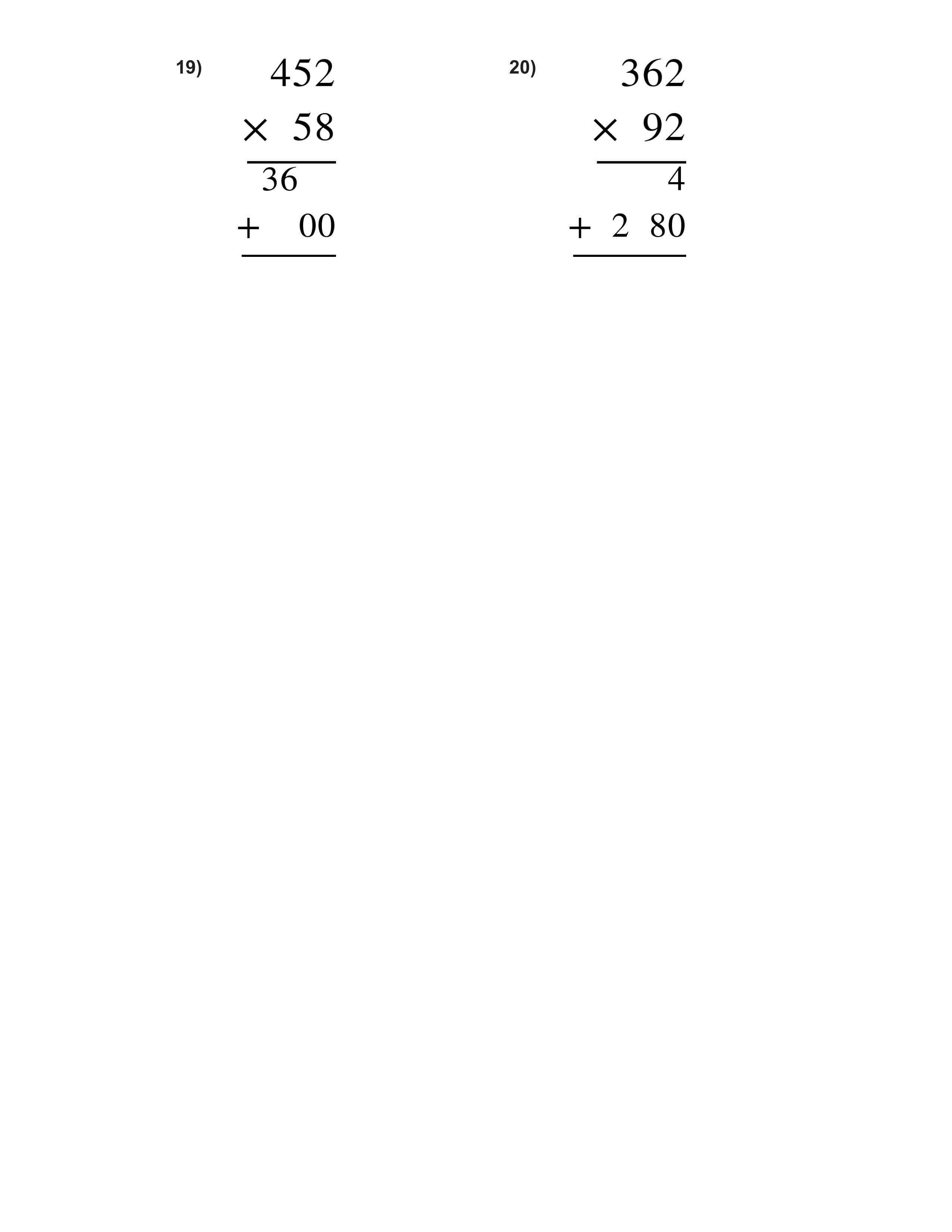 Multiplication Pre-Assessment - Mr. Payne | Library | Formative