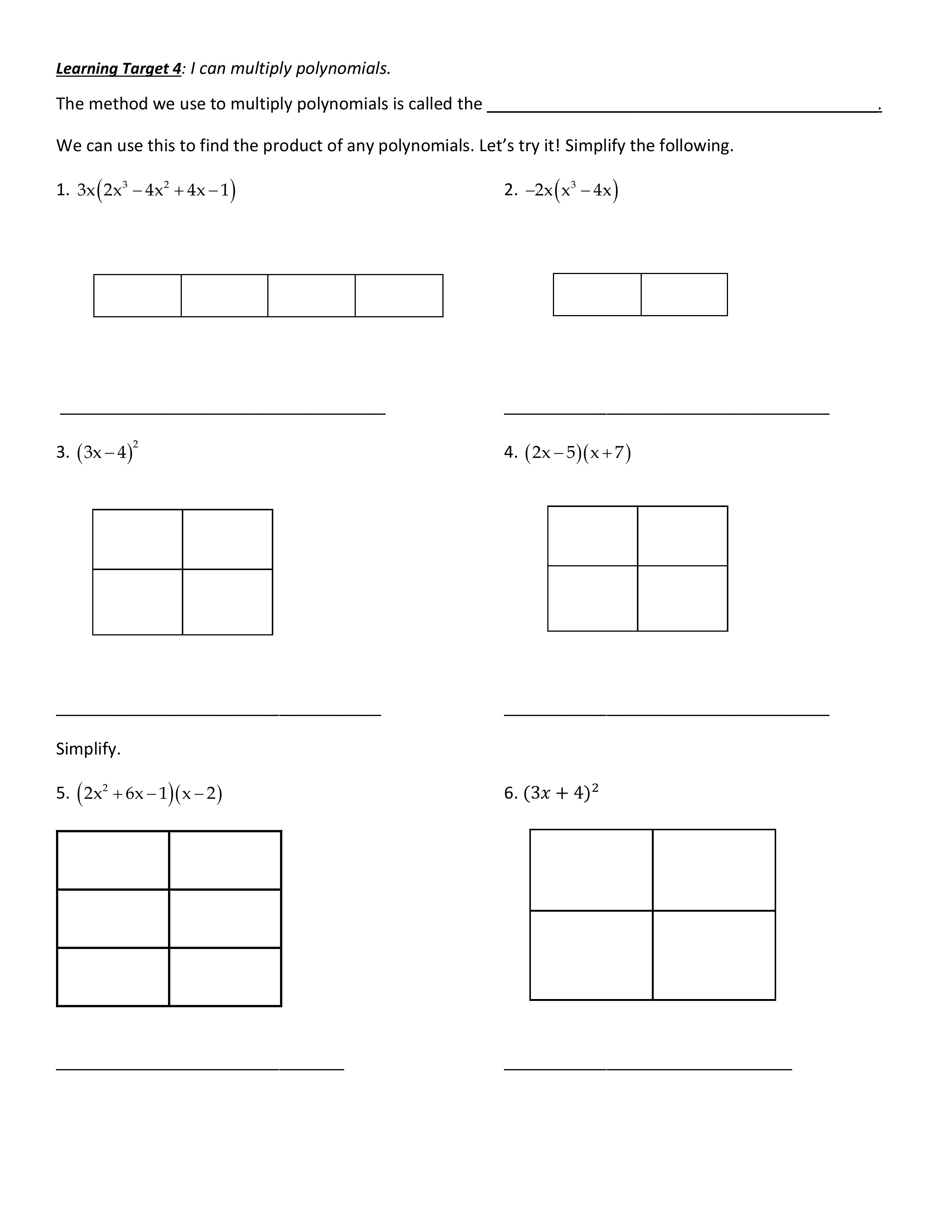 Interim Multiplying, Area and Perimeter - Richelle Smith | Library ...