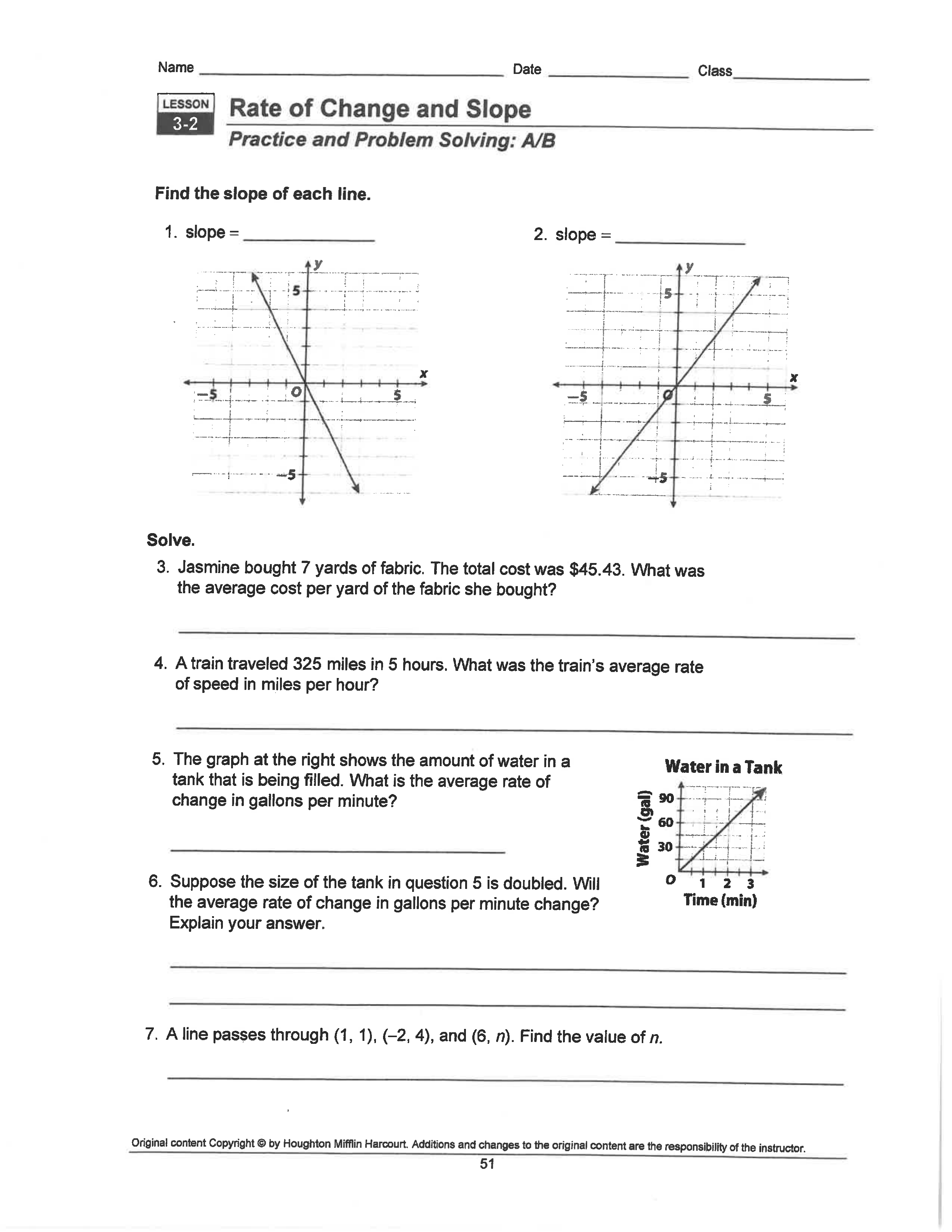 Rate of Change and Interpreting - Marlena Wright | Library | Formative