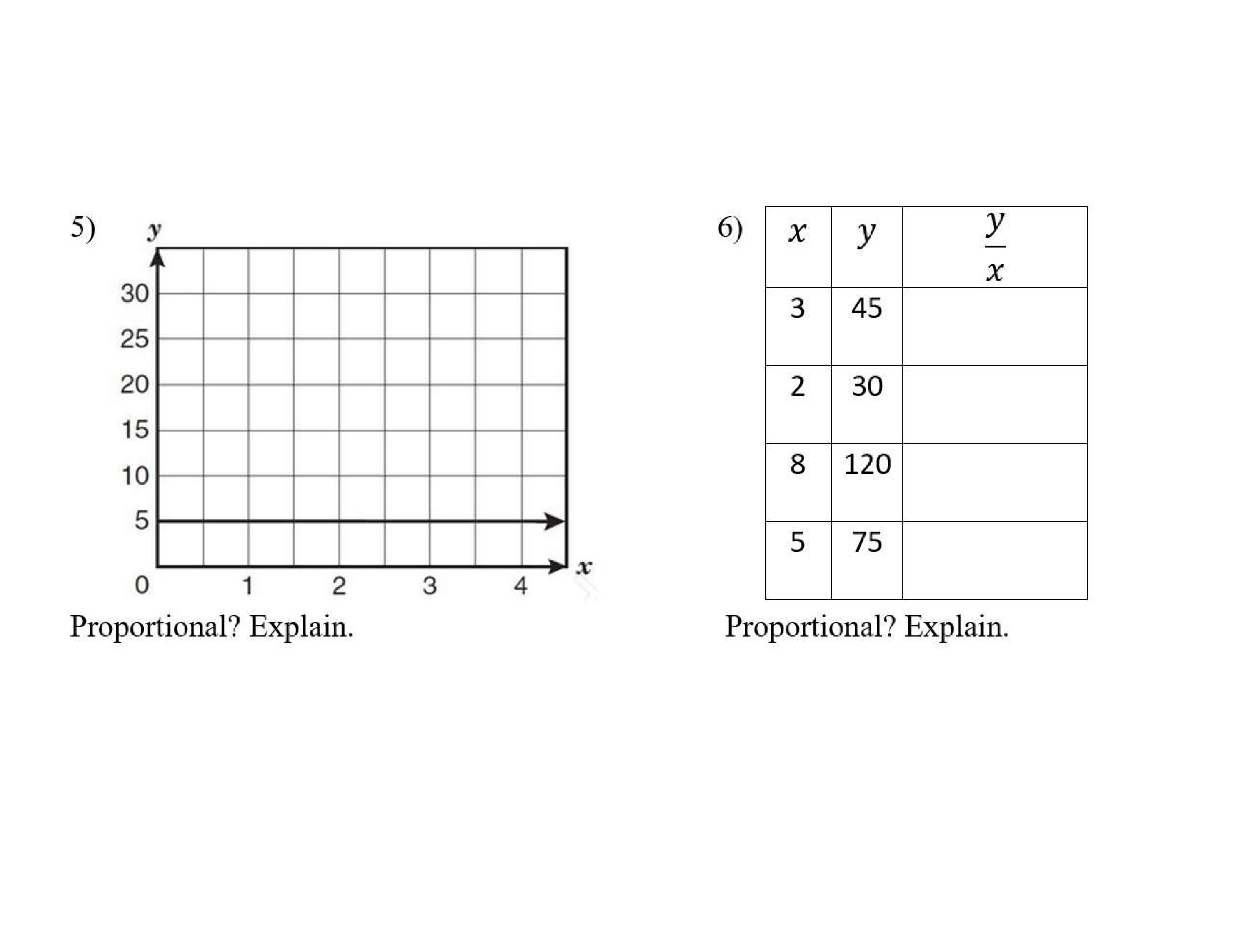 Tue 10/20 FORMATIVE Proportional vs Not Practice - Janette Smith ...