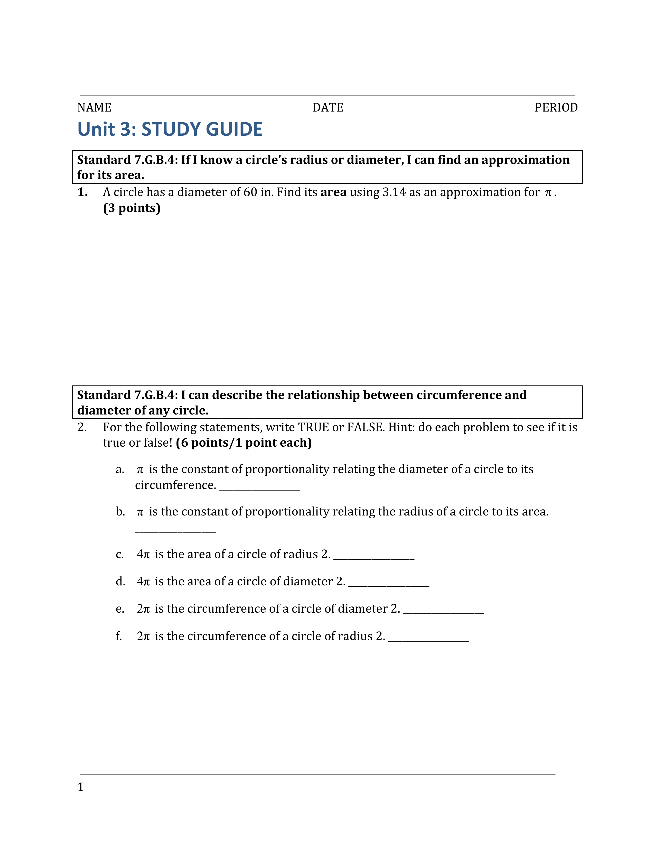 M7 Unit 3 Study Guide - Julietta Stuart | Library | Formative