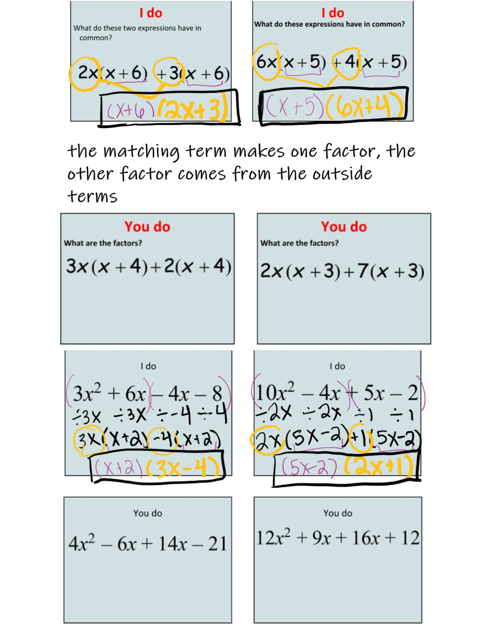 Intro to Factoring Practice - Kelsey Westall | Library | Formative