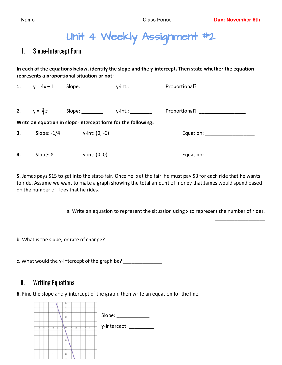 Unit 4 Weekly Assignment #2 Due 11/6 - David Land | Library | Formative