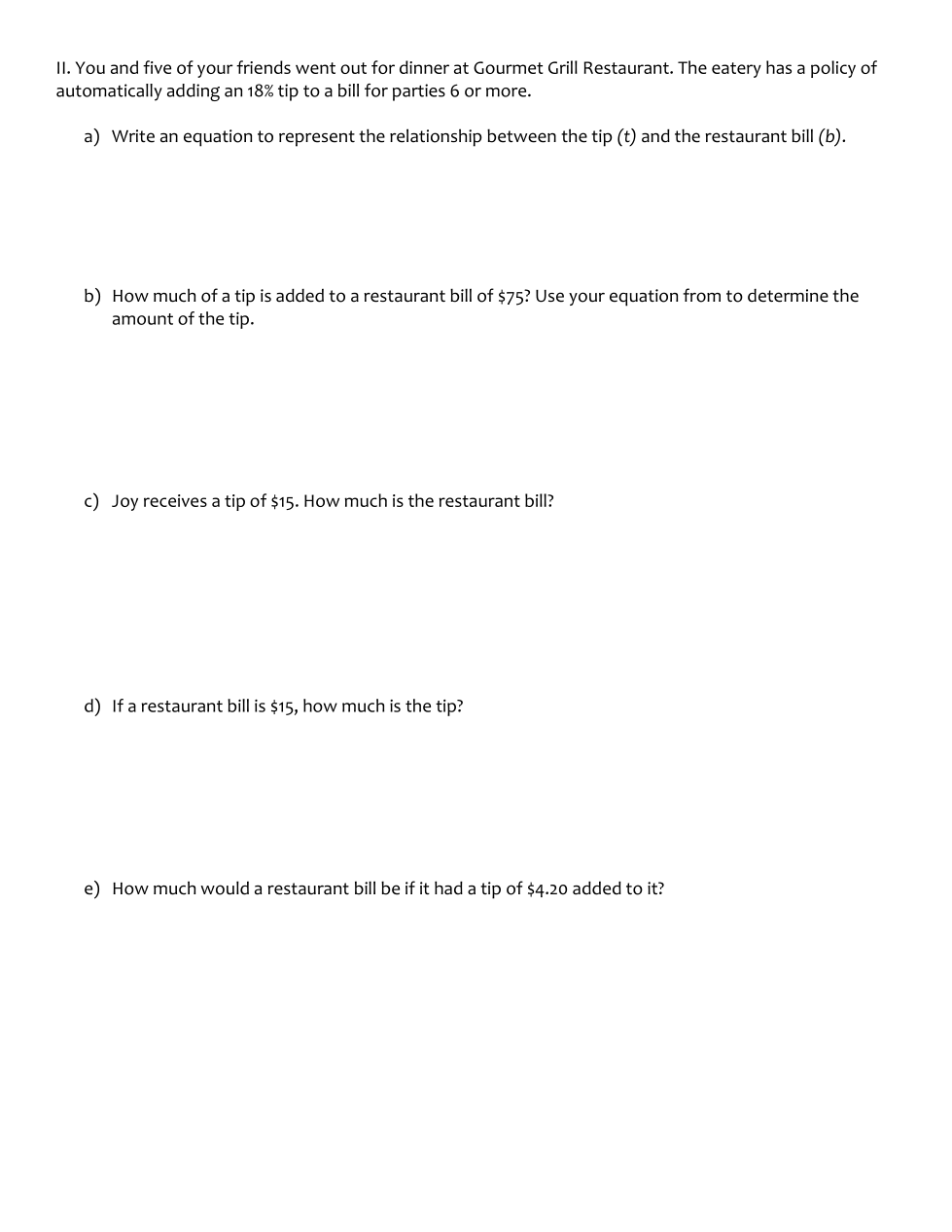 Percent Equation Practice - Rogelio Garcia | Library | Formative