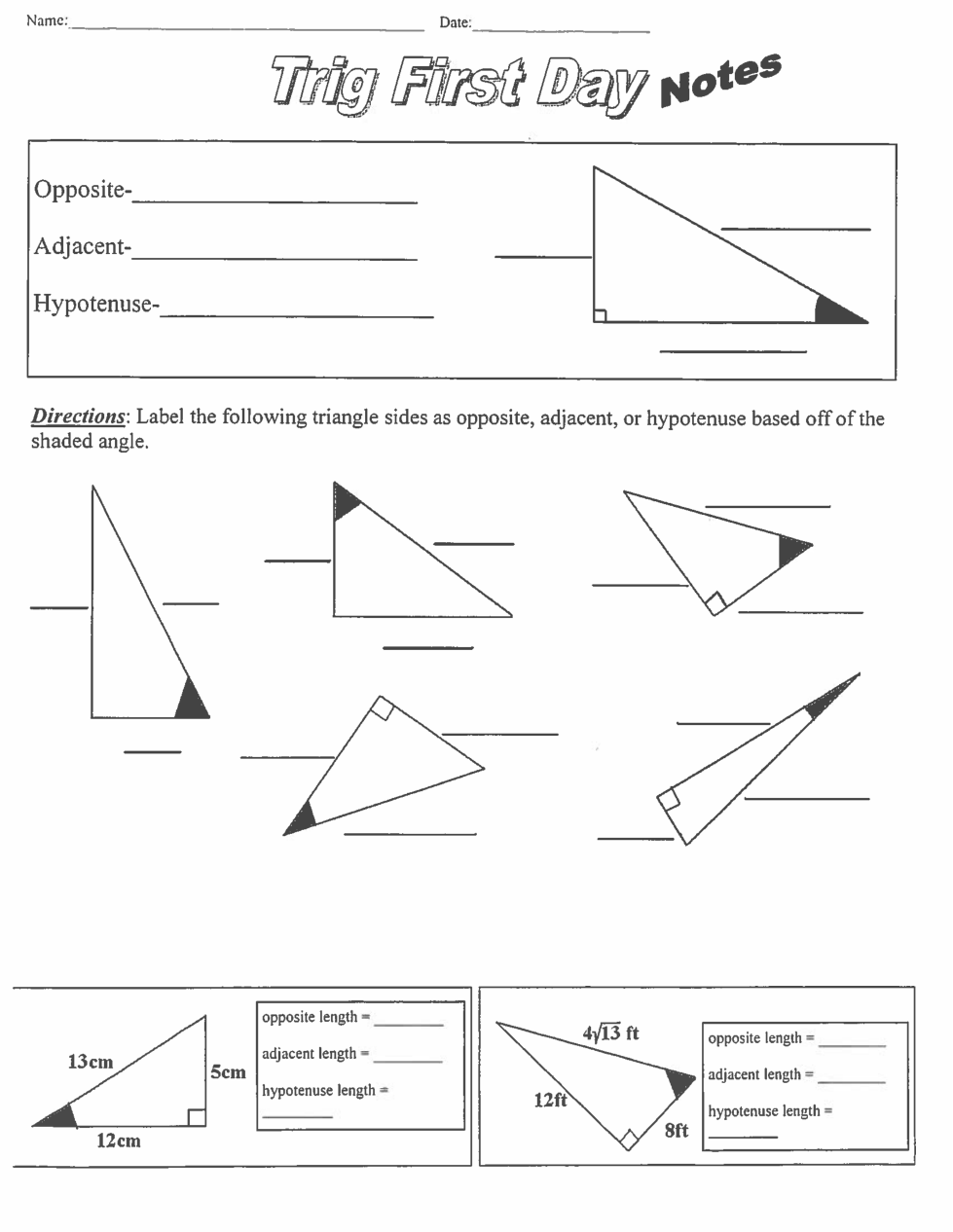 First Full TRIG day SIN COS TAN cloned 1/7/2021 - Larry Mooney ...