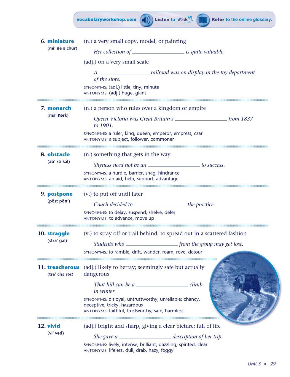 Unit 3 Vocabulary Workshop Worksheets Susan Seamann Library Formative Unit 3 Vocabulary Workshop Worksheets Susan Seamann Library Formative