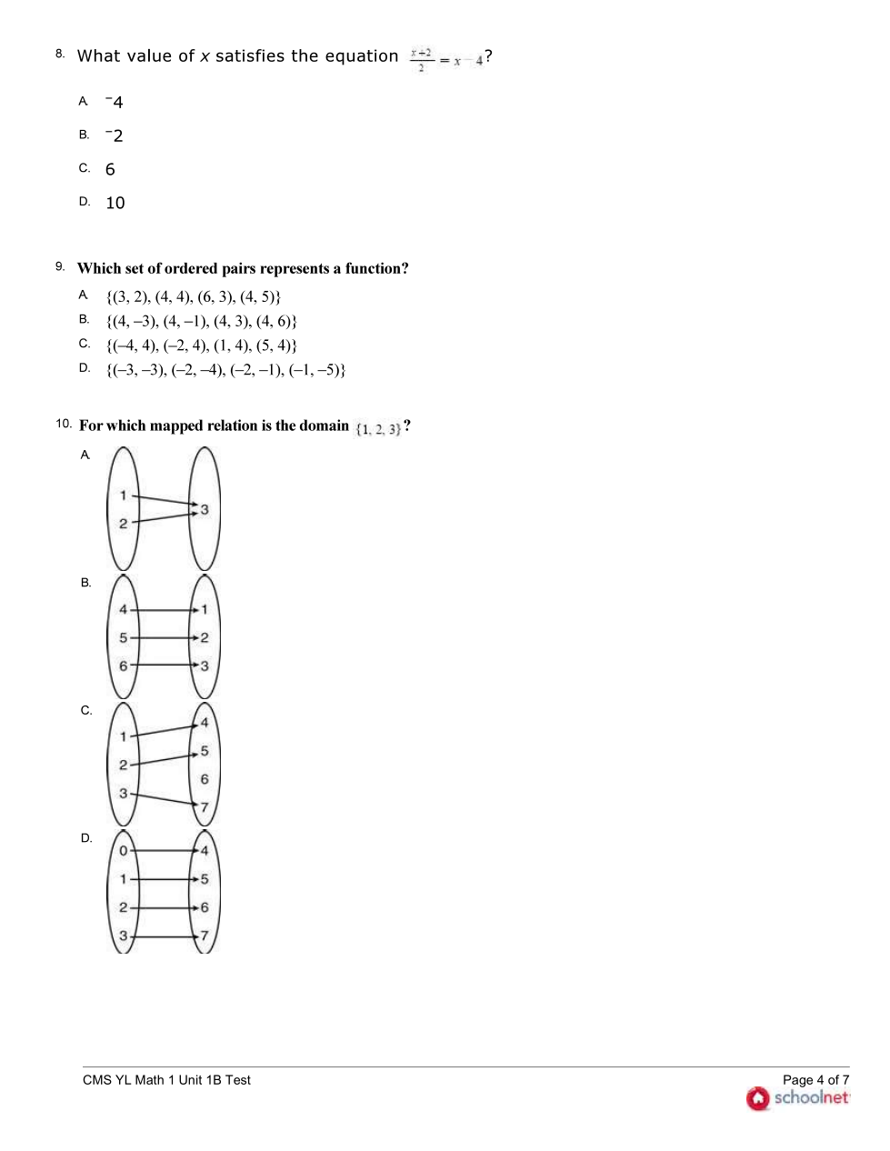 Functions Study Guide - Kimberli Darling | Library | Formative