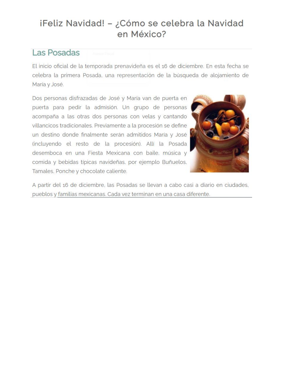 Tradiciones navideñas en Países hispanohablantes - Maria Devlin ...