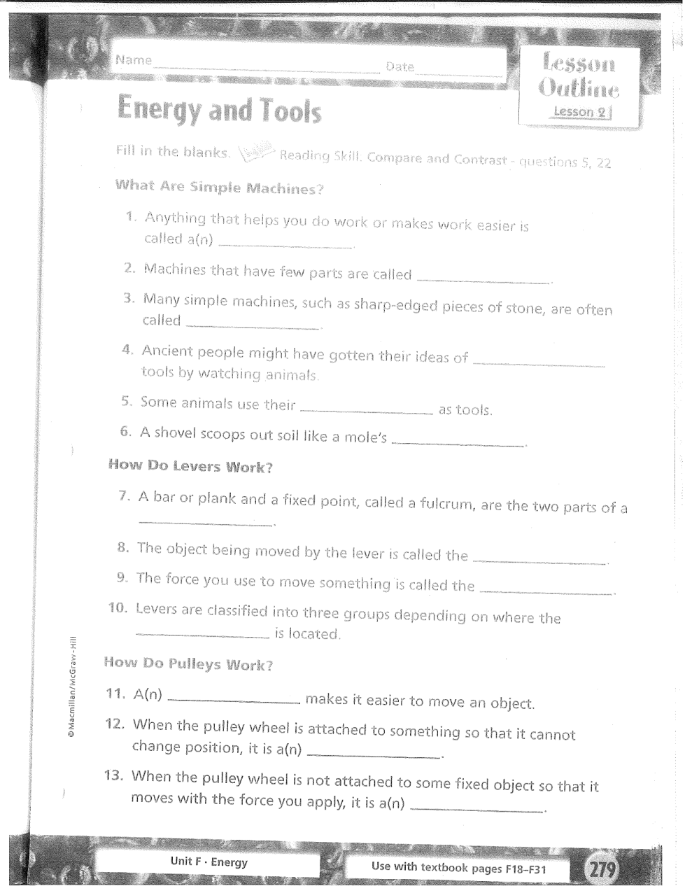 Science Workbook pg. 279 - Amy Watkins | Library | Formative