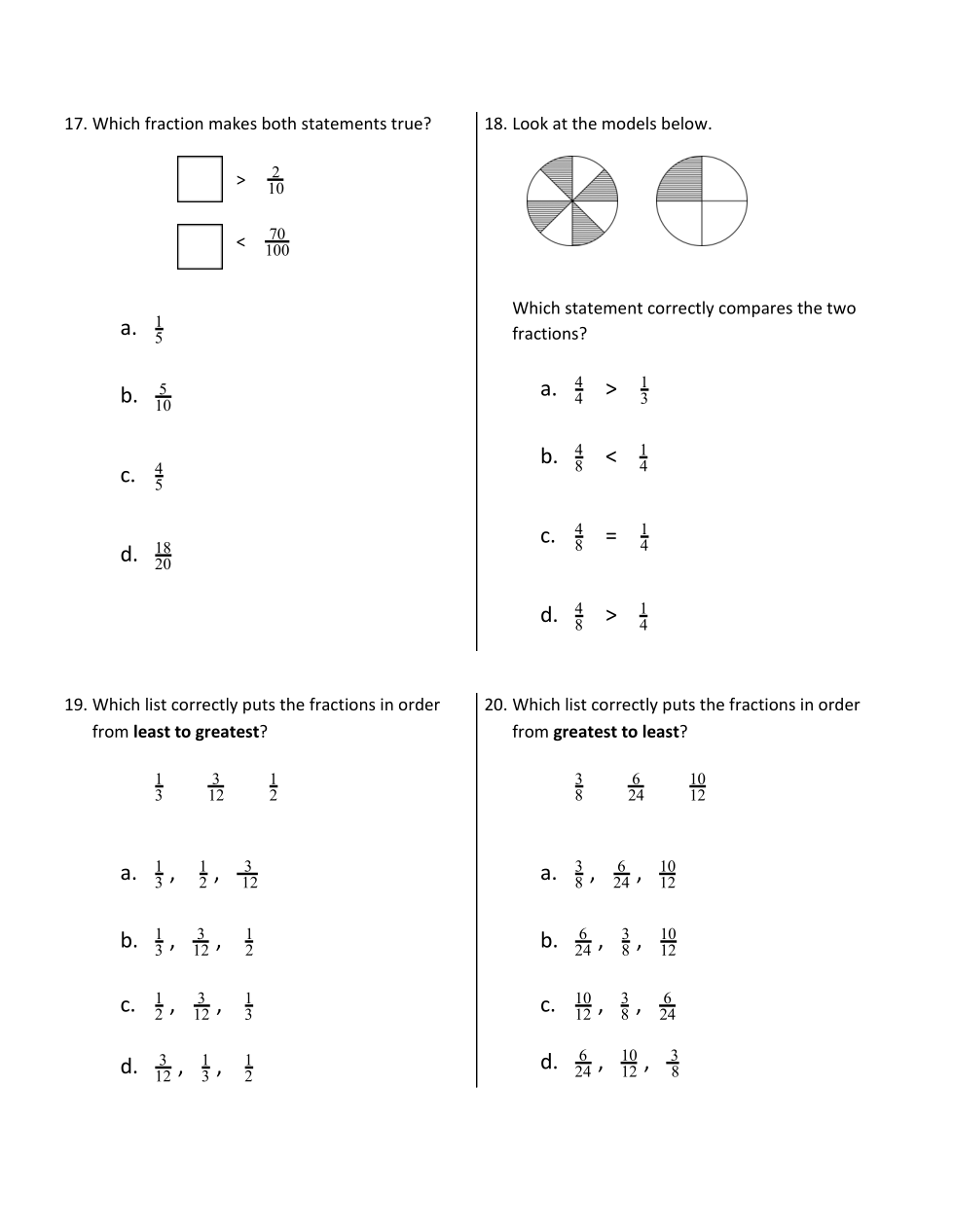 Envision Math Topic 11 Practice Test - Rayanne Parry | Library | Formative
