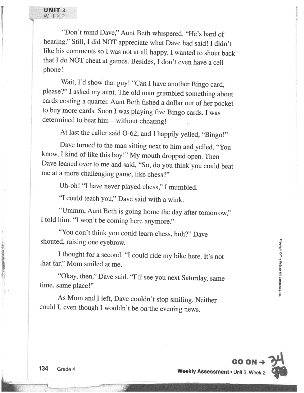 Reading Wonders, Unit 3 Week 2, Bingo - Teegan Ewald | Library | Formative