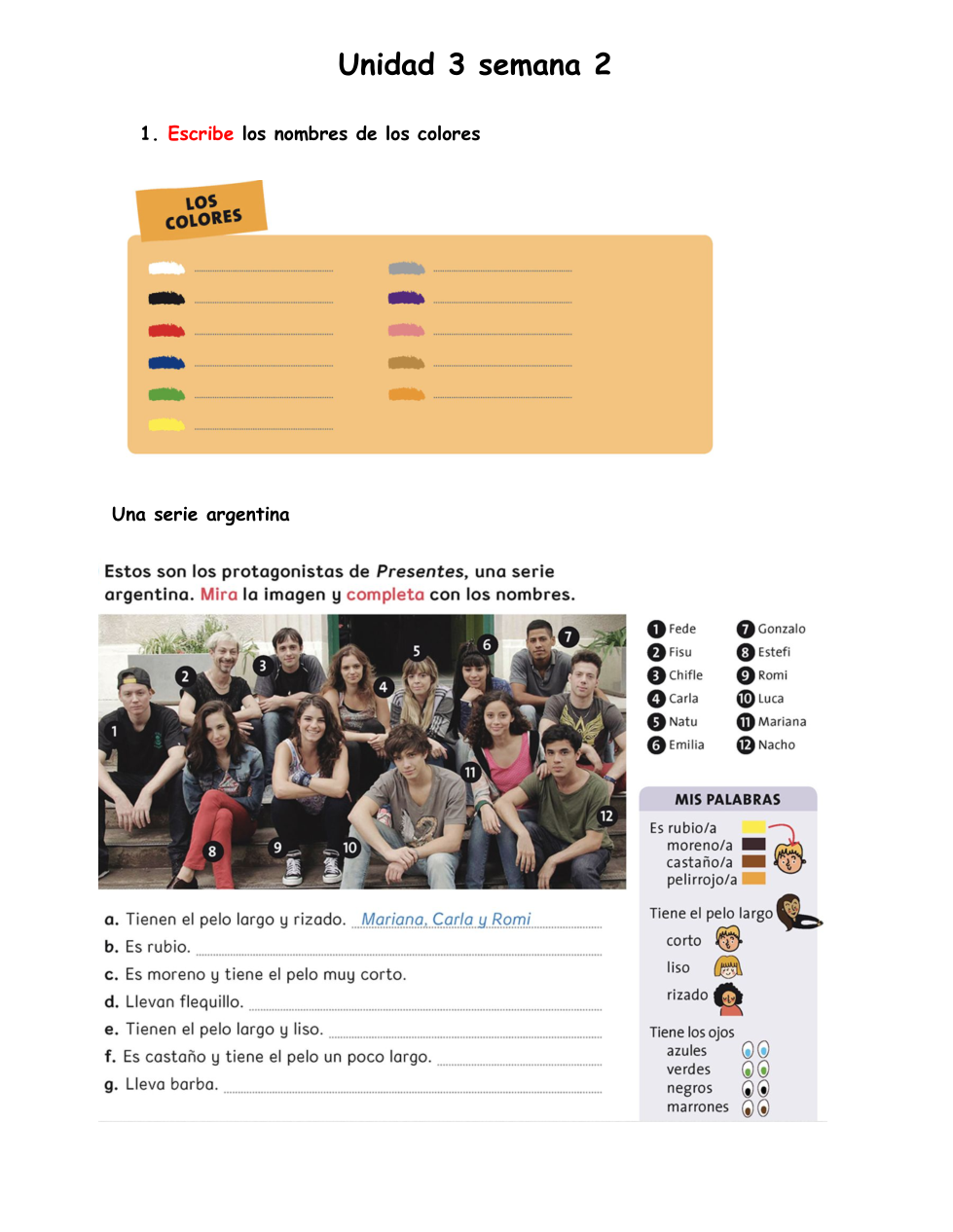 7mo Unidad 3 semana 2 lección 2 - Leonardo Unda | Library | Formative