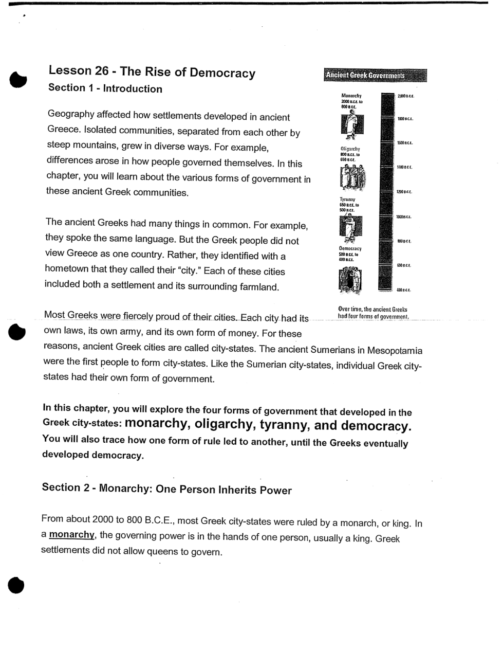 The Rise of Democracy - Wesley Duvall | Library | Formative