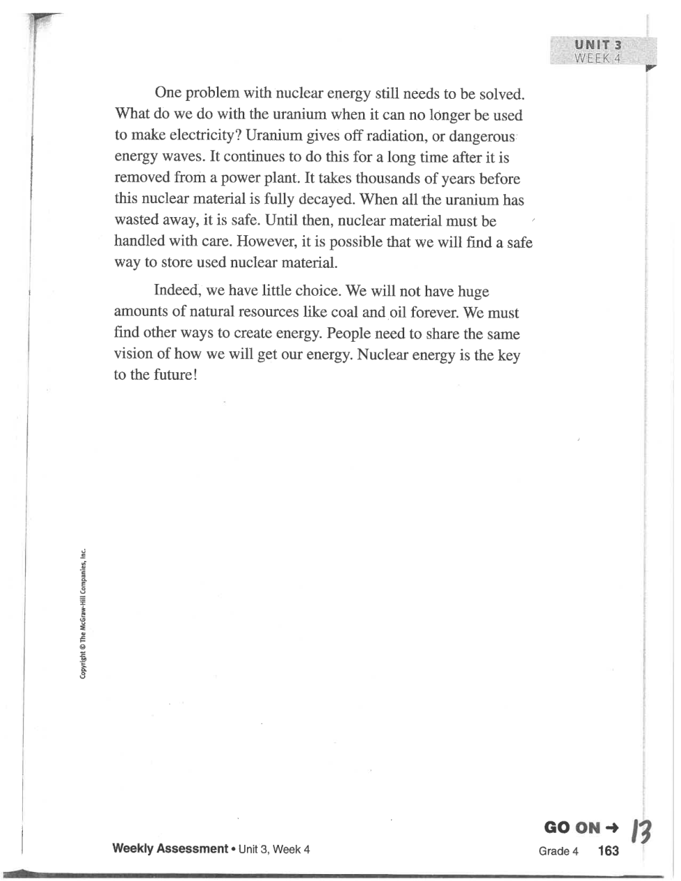 Nuclear Power, Reading Wonders, Unit 3, Week 4 - Teegan Ewald | Library ...