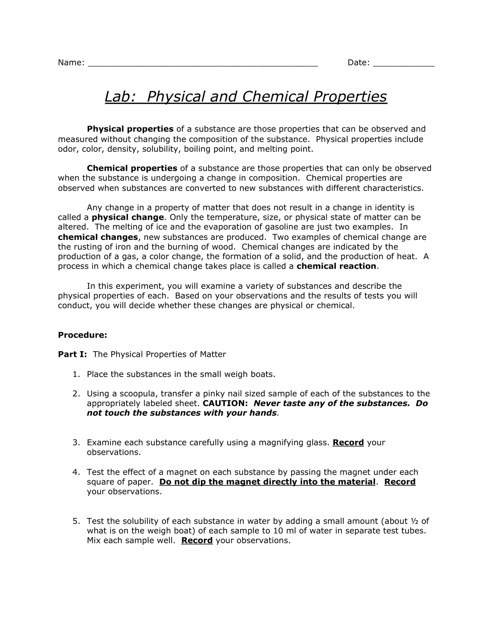Physical and Chemical Properties Lab cloned 1/28/2021 - JAMES CALLAHAN ...