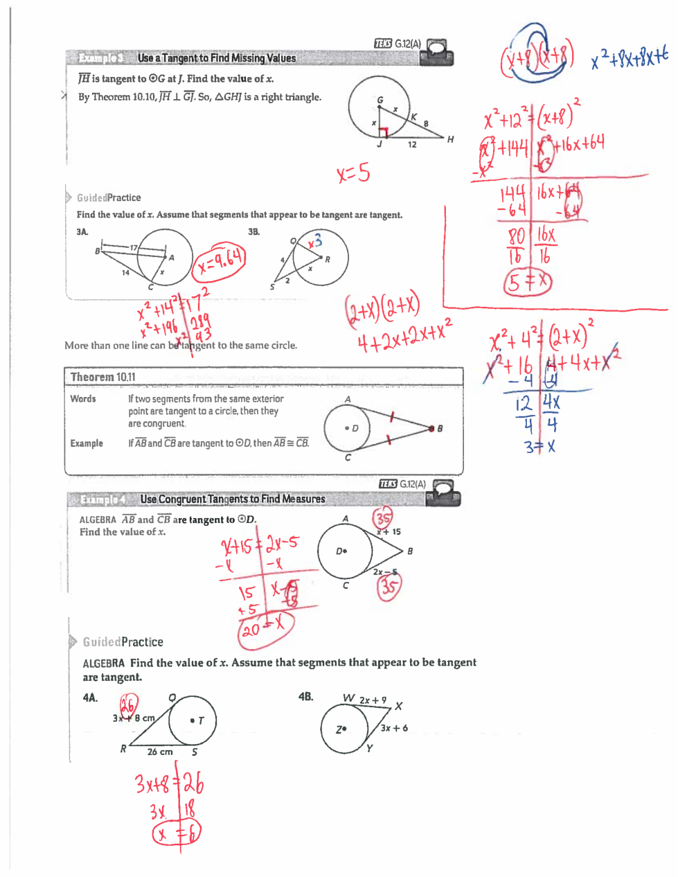 10-5 Circles Tangents - Larry Mooney | Library | Formative