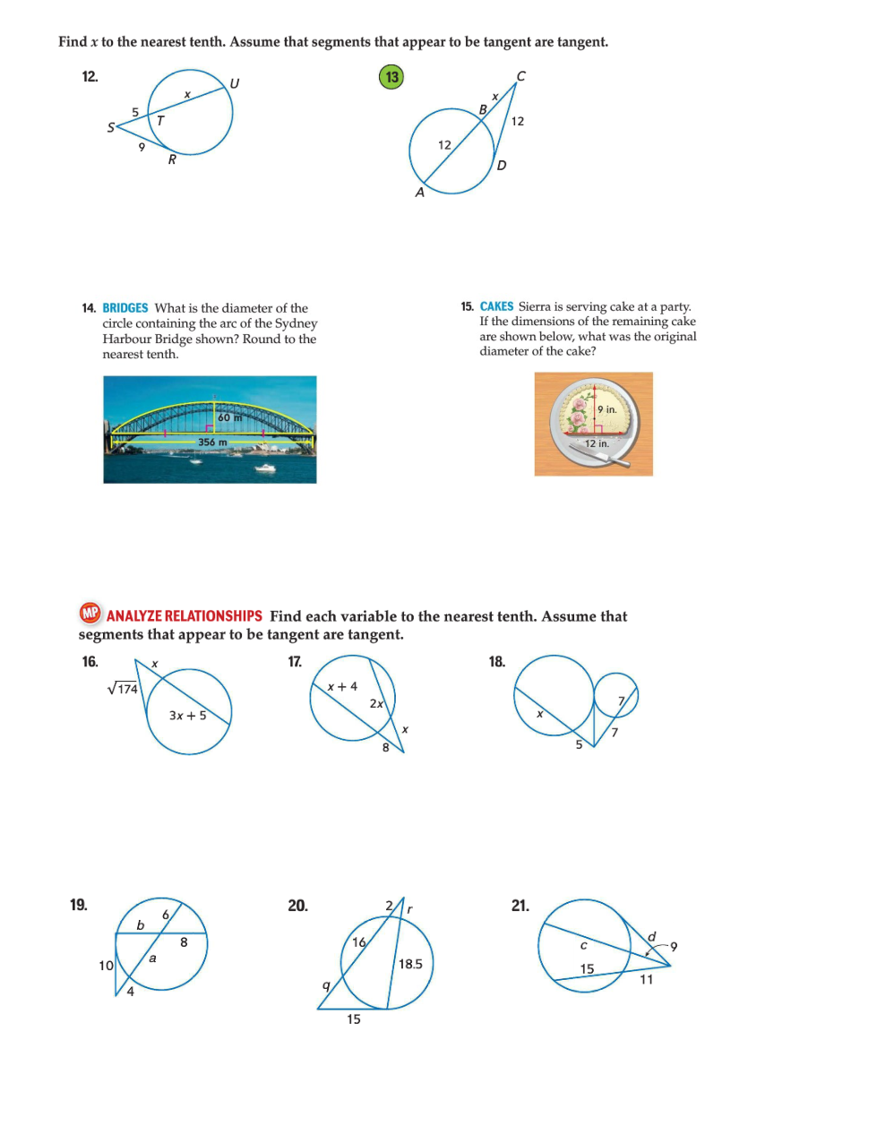 10-7 Special Segments In Circles - Larry Mooney | Library | Formative