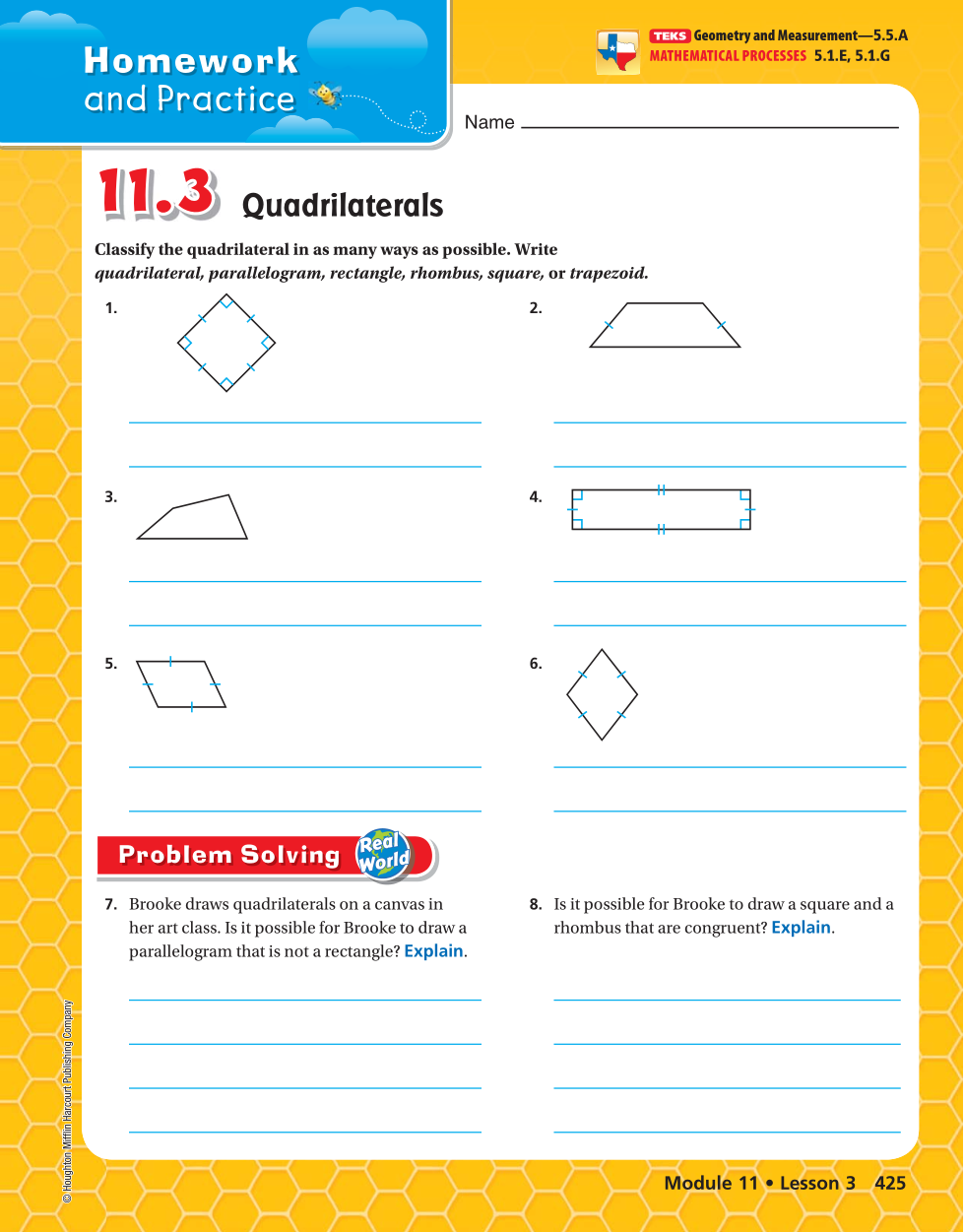 [Week 23] - Classifying Polygons, Triangles, & Quadrilaterals ...