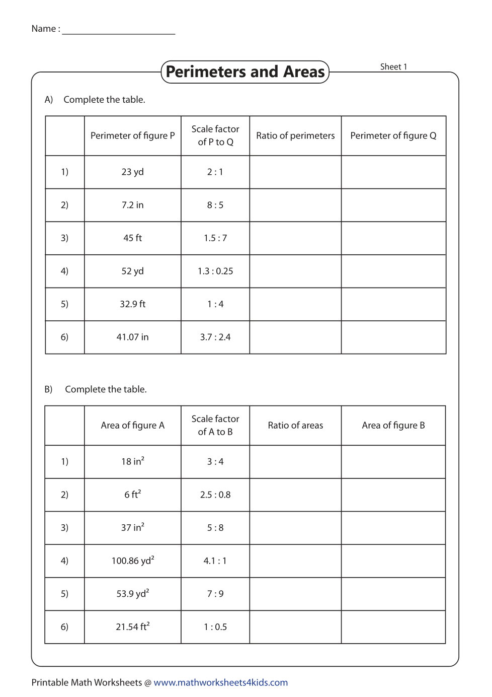 8.1 Perimeter and Area of Similar Figures - Kattie Castineyra | Library ...