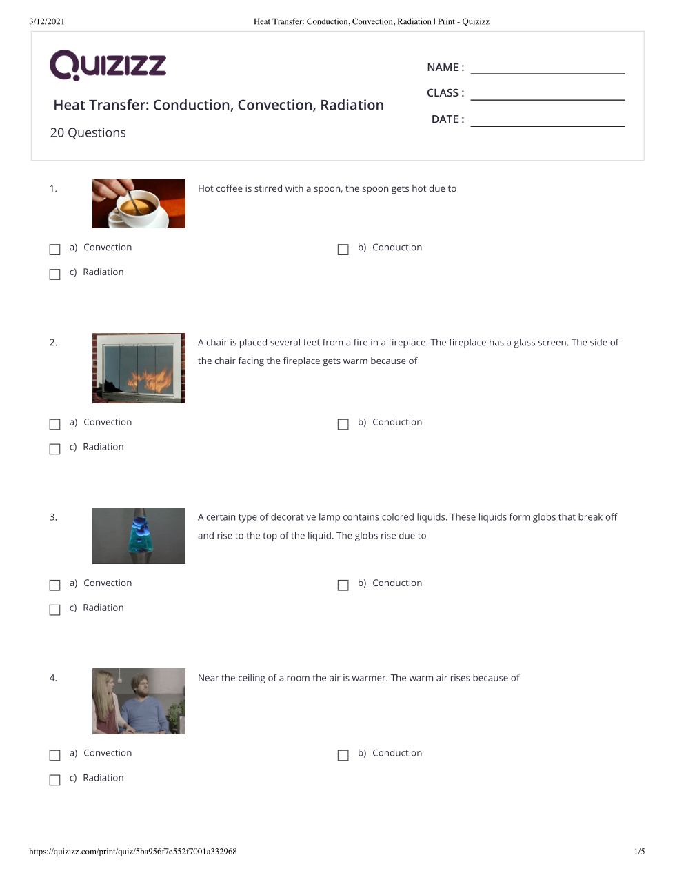 GoFormative: Heat Transfer - Jenna Pruett | Library | Formative