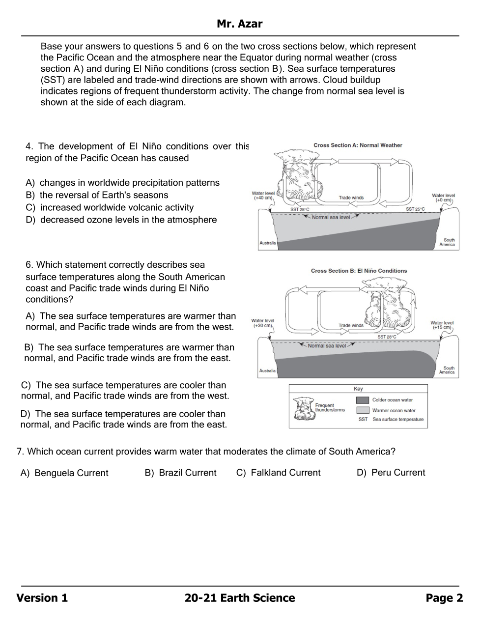 Climate Quiz #1 1 - Scott Azar | Library | Formative