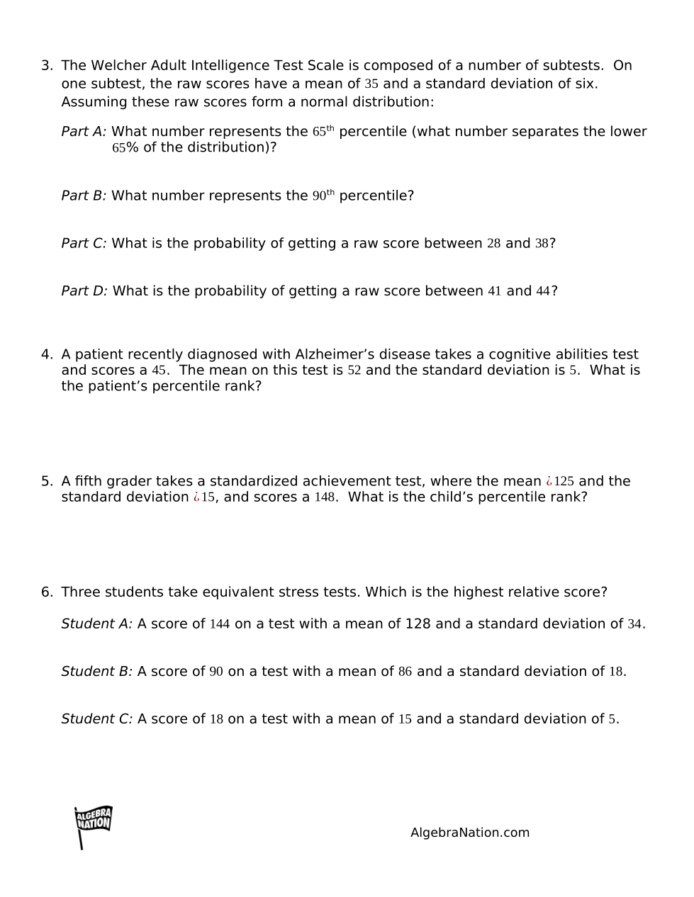 5 NORMAL DISTRIBUTION PART 2 TOPIC 5 - Hughes, Patricia | Library ...