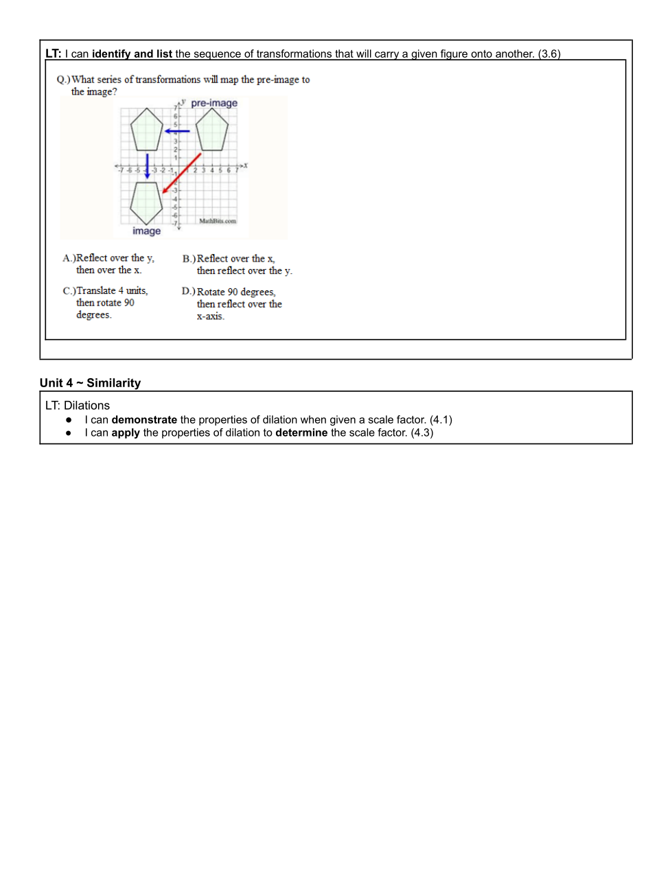 Geometry Spring Final Exam 2021 - Tina Mosley | Library | Formative