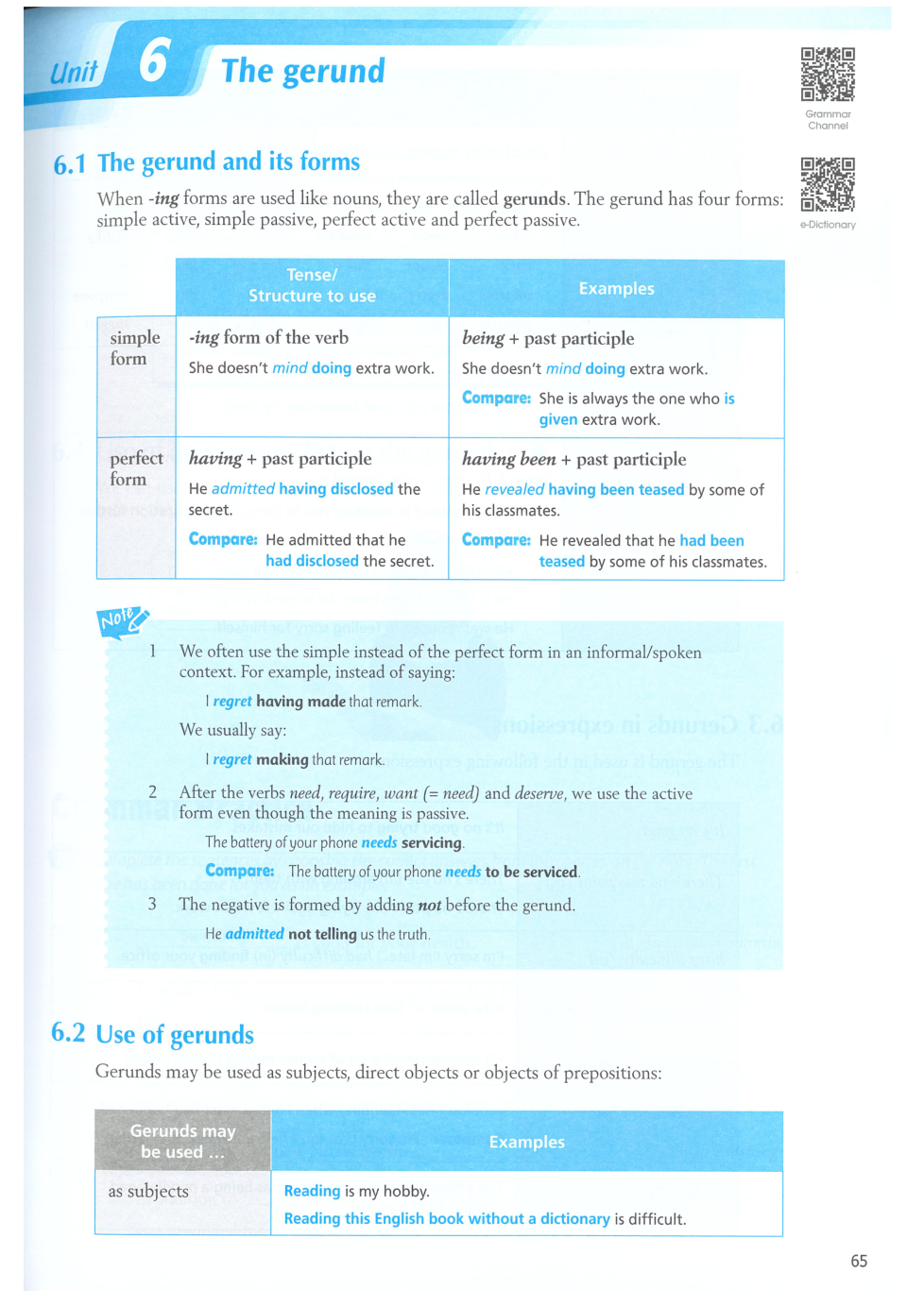 [ENG] [SRL] Unit 6 The gerund - Josh Kok | Library | Formative