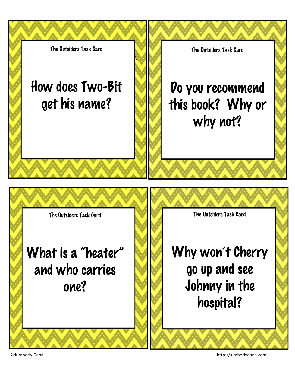 Novel Task Cards - Lucy O'Hare | Library | Formative