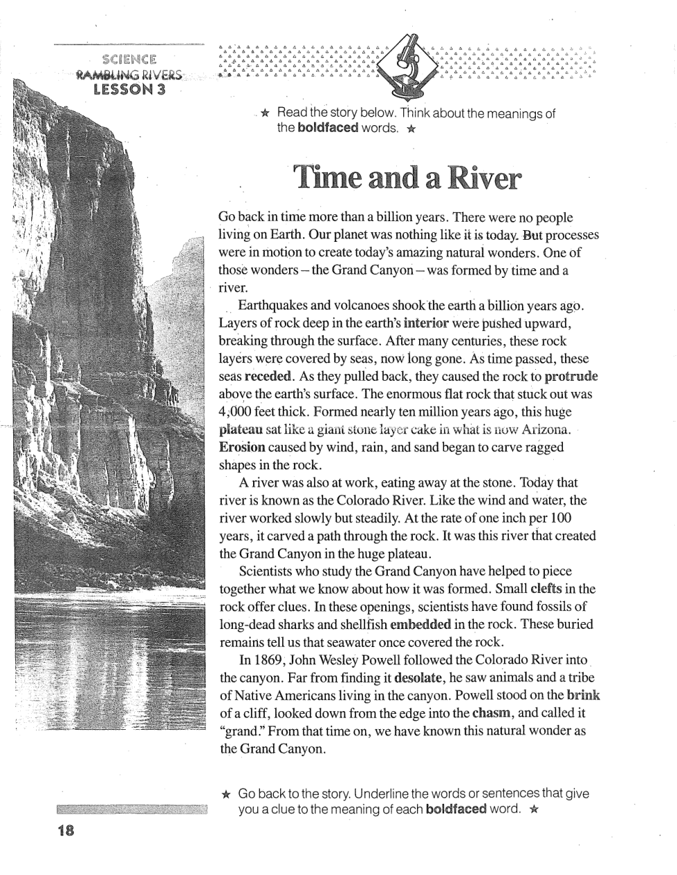 READING Time and a River (Lesson 3) - Suzanne Leibrock | Library ...