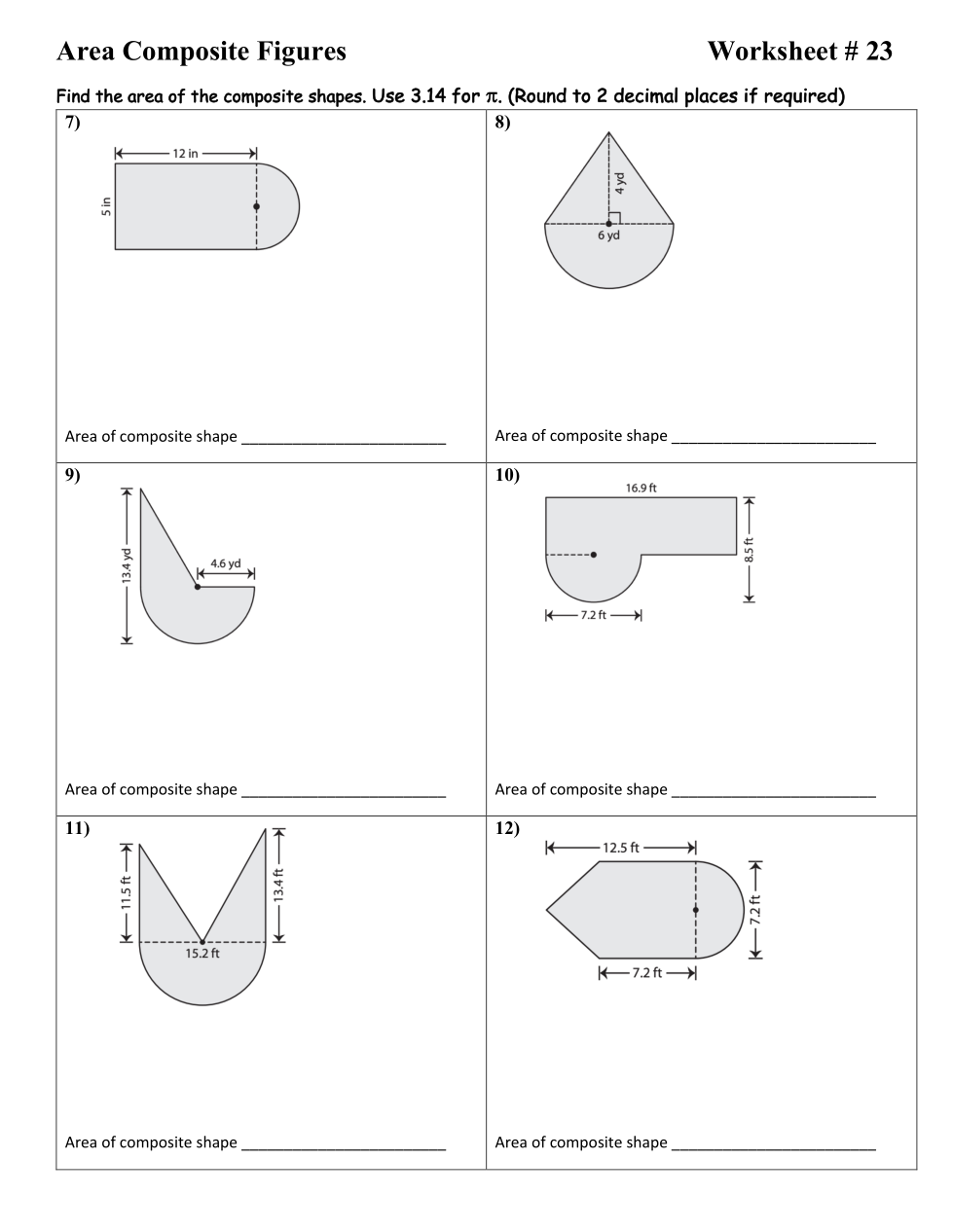 734LRIS WS#23 (Pink) Area of Shaded Composite Figures - Janelle Warby ...