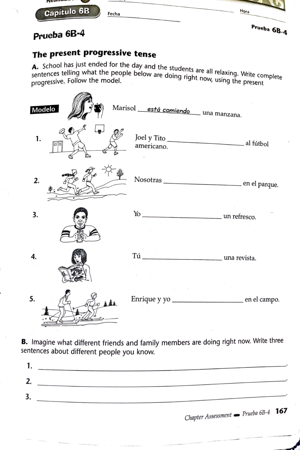 Realidades 6B - Cristina Marchese | Library | Formative