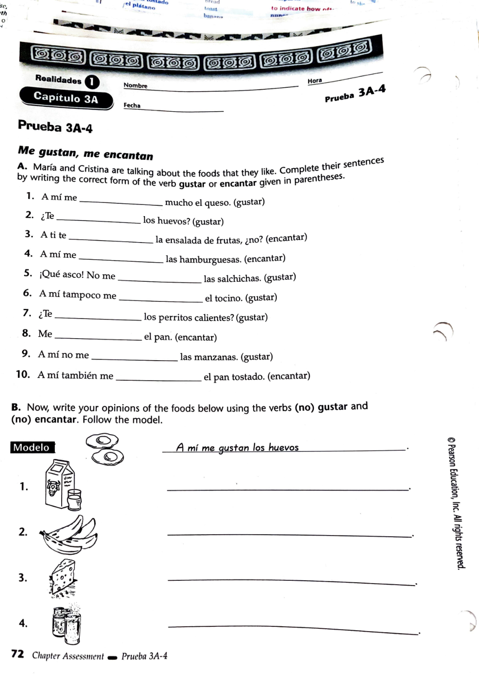 Realidades 3A - Cristina Marchese | Library | Formative