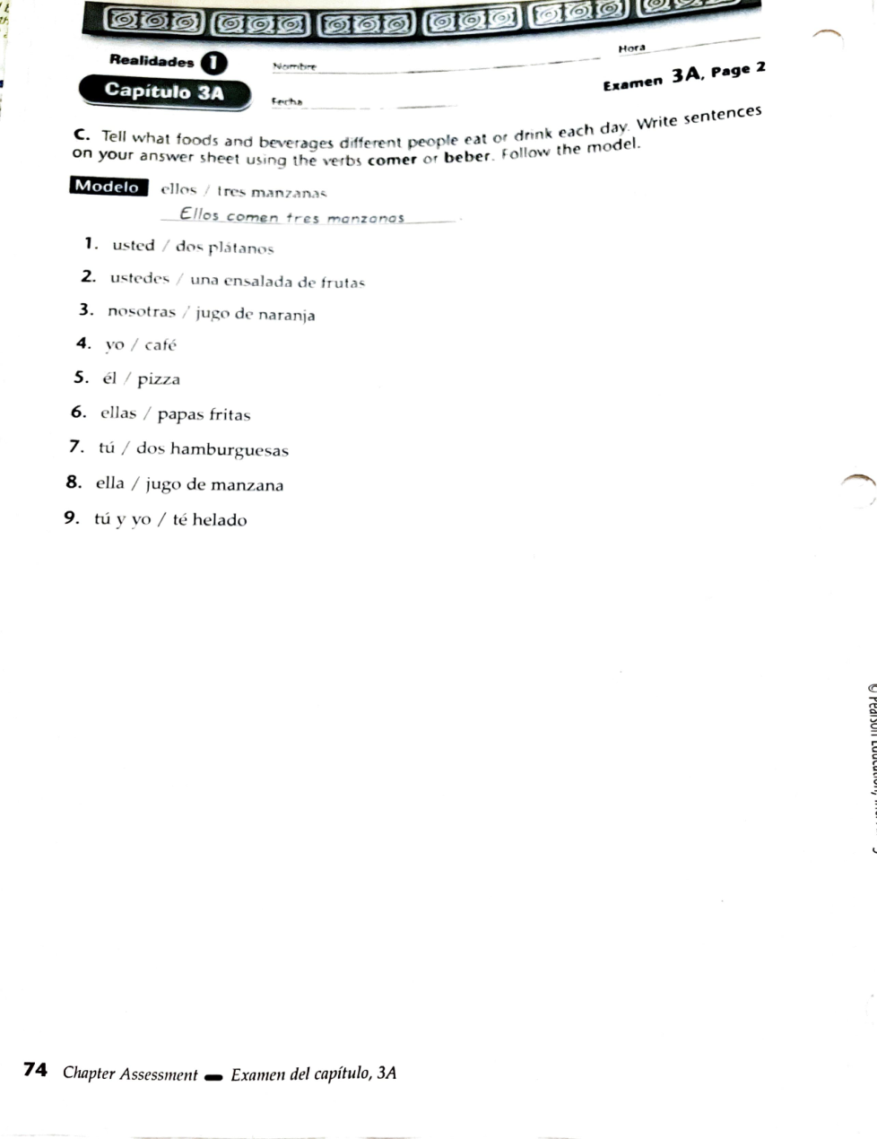 Realidades 3A - Cristina Marchese | Library | Formative