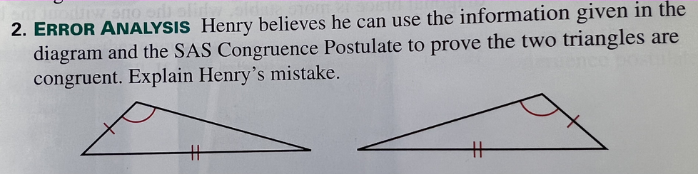 Triangle Congruence SSS and SAS - Mr. Yosup Joo | Library | Formative